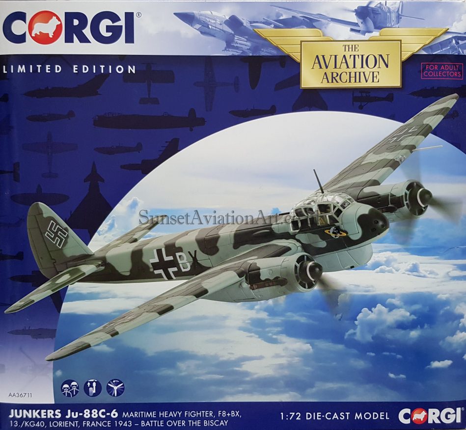 Corgi AA36711 Junkers Ju-88 The Aviation Archive Limited Edition