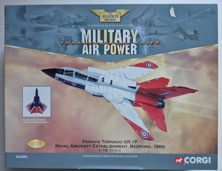 corgi AA33603 Tornado Corgi Aviation die cast model.