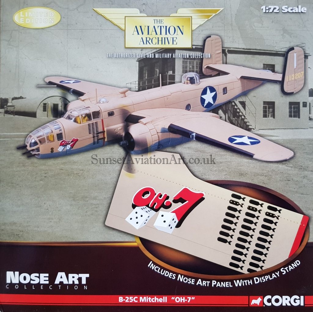 corgi US35305 B-25 Nose Art collection the aviaton archive