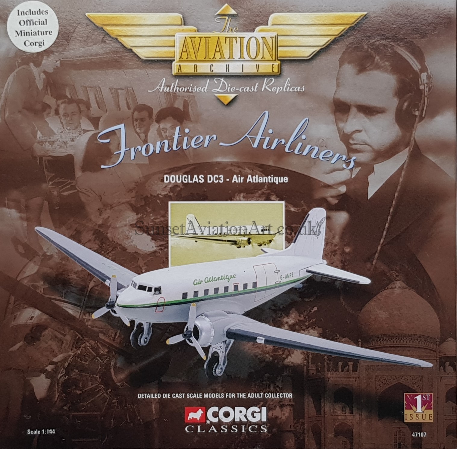 Corgi 47107 Douglas DC3 Air Atlantique 1st Issue