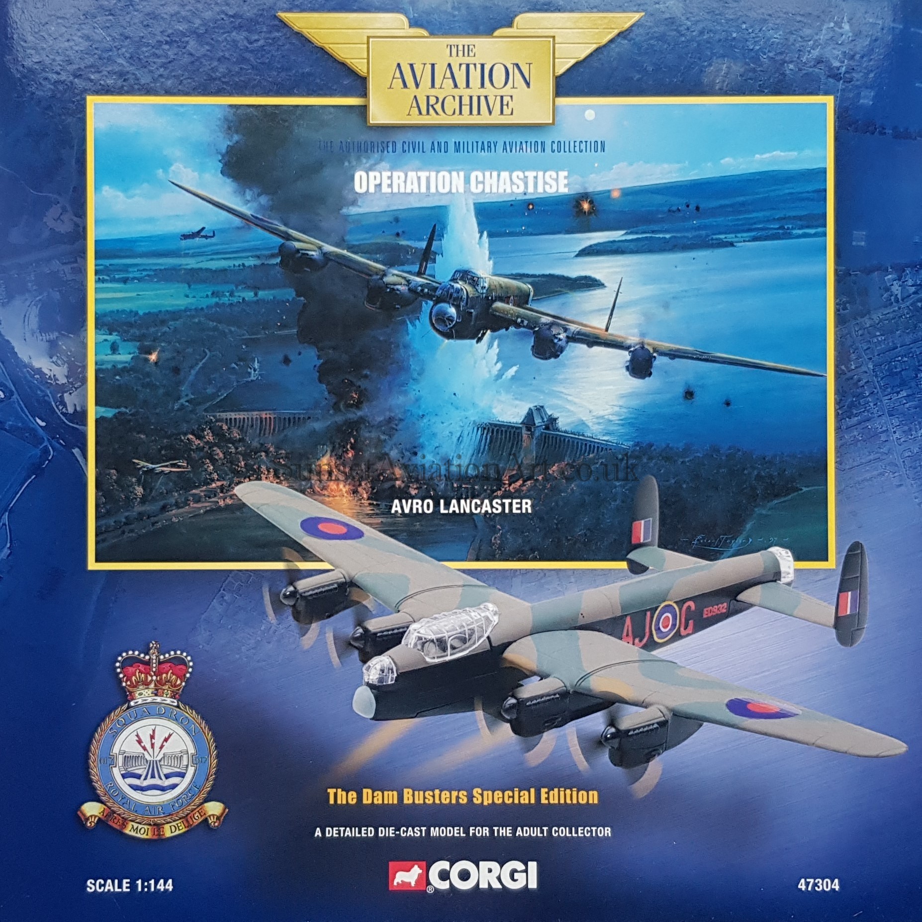 Corgi 47304 Avro Lancaster The Dambusters Special Edition