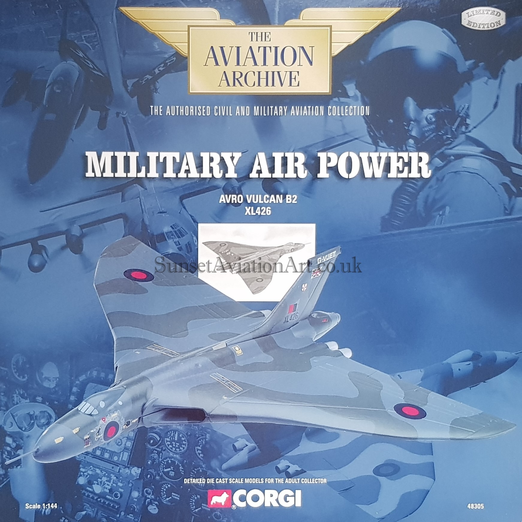 Corgi 48305 Avro Vulcan B2 XL 426G - VJET 1:144 scale