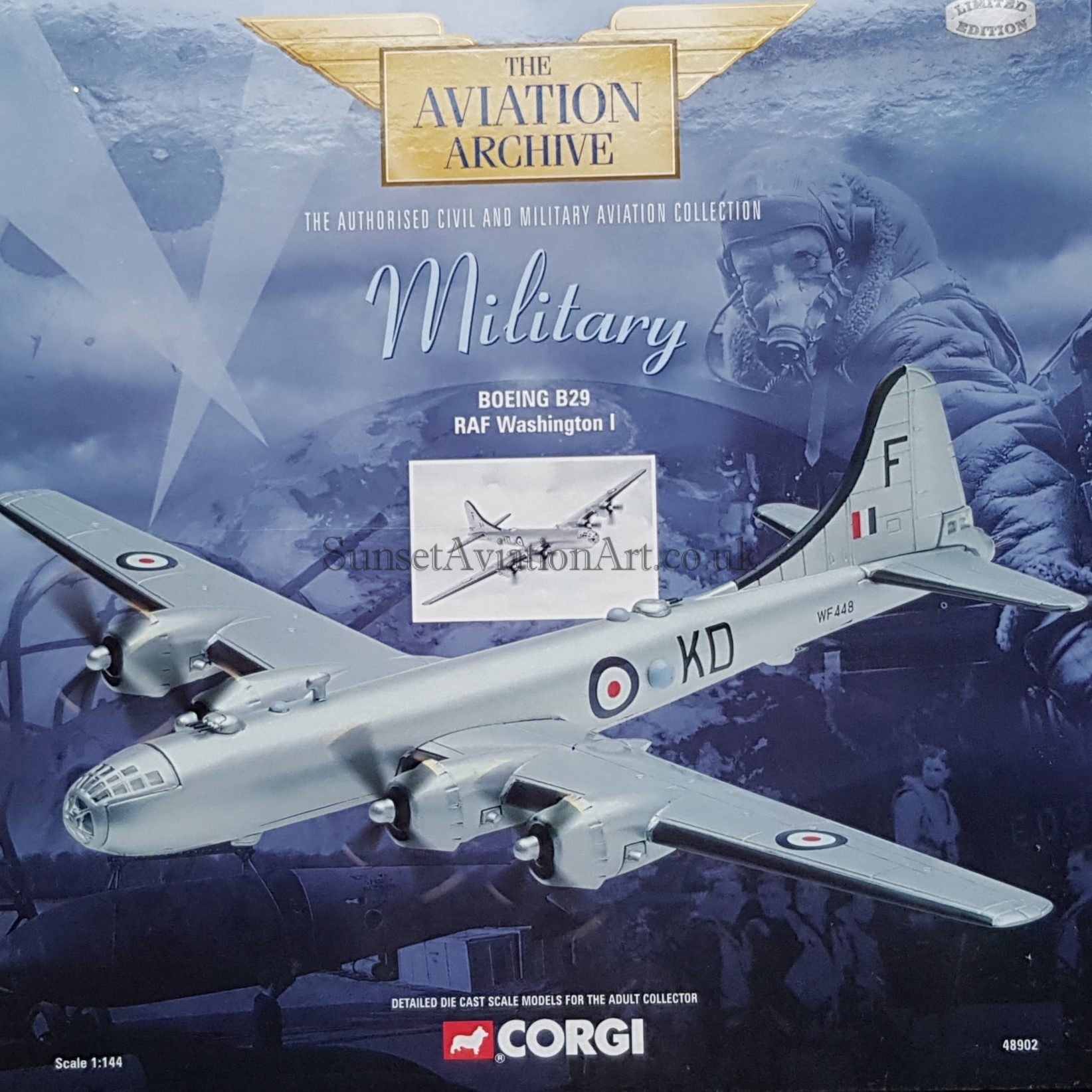 48902 Corgi B-29 1:144 scale die-cast model Military