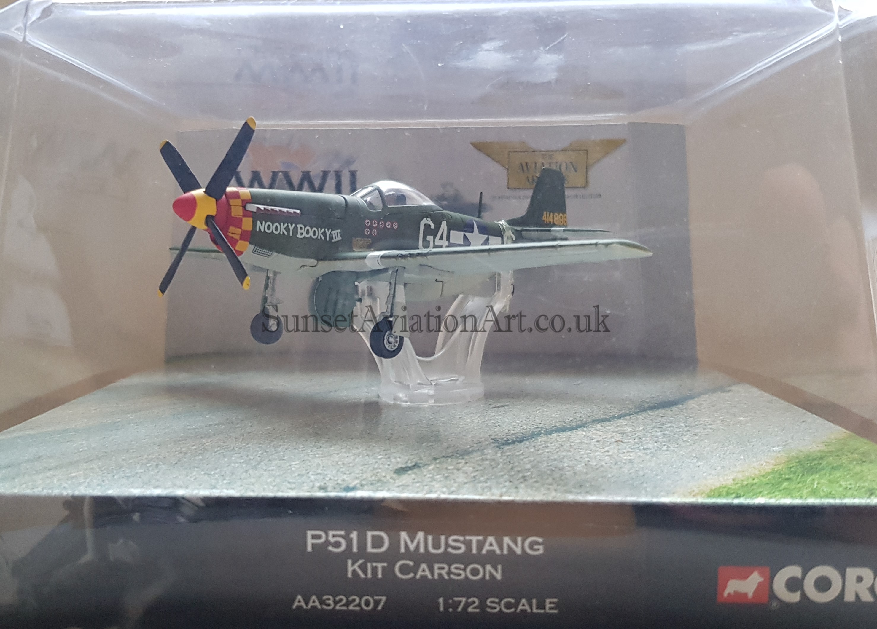 AA32207 Corgi P-51 D Mustang 1:72 scale die-cast World War II