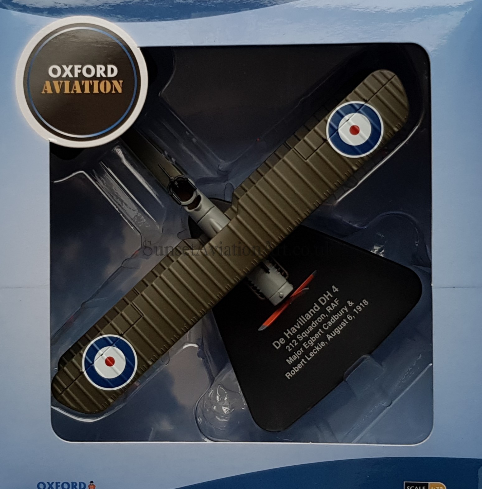 De Havilland DH4 AD002 Oxford 212 Squadron RAF 1:72 scale