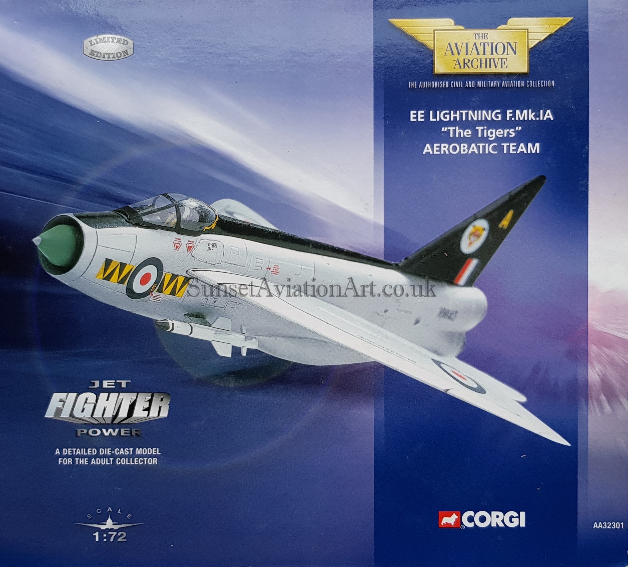 AA32301 Corgi E E Lightning F Mk IA "The Tigers" Aerobatic Team