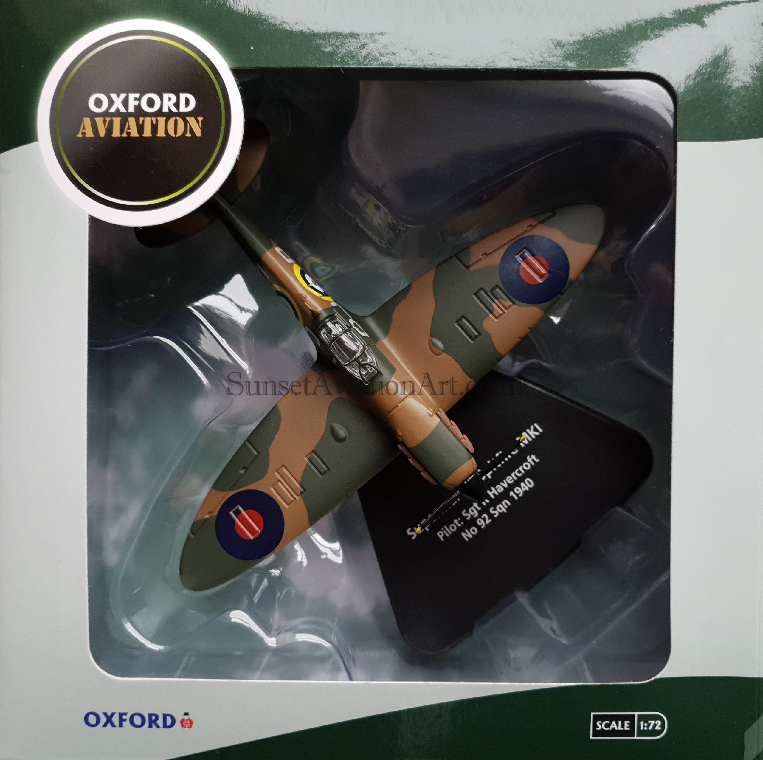 Supermarine Spitfire MkI AC001 Oxford Aviation N.o 92 Sqn 1940