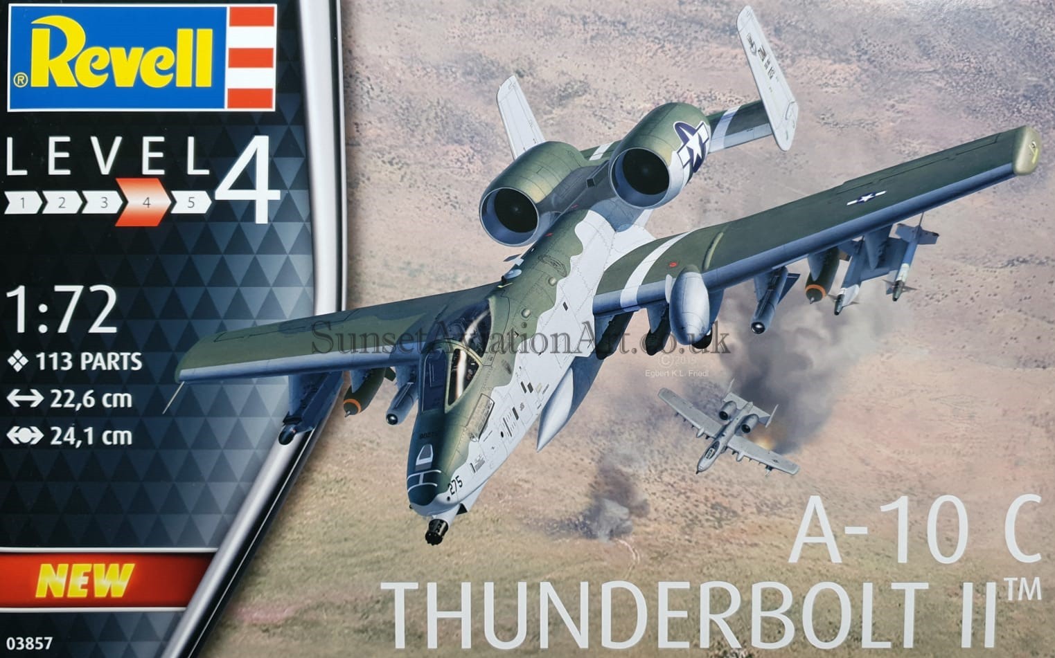 R03857 Revell A-10 C Thunderbolt II - Sunset Aviation Art