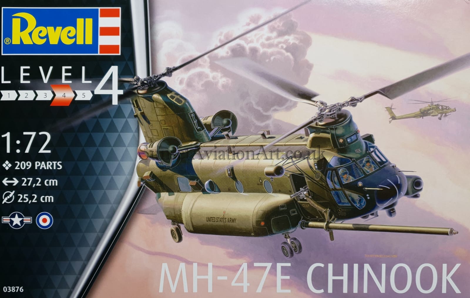 03876 Revell MH-47E Chinook Model 1:72 scale