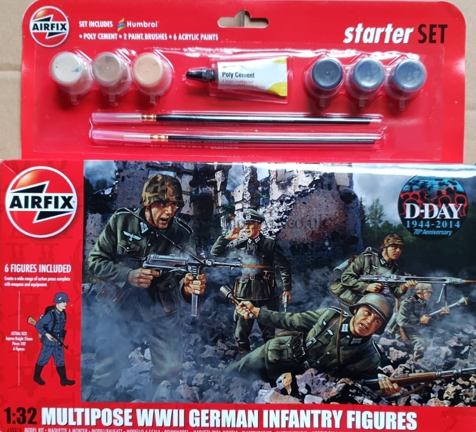 A55210 Airfix Multipose WWII German Infantry Figures