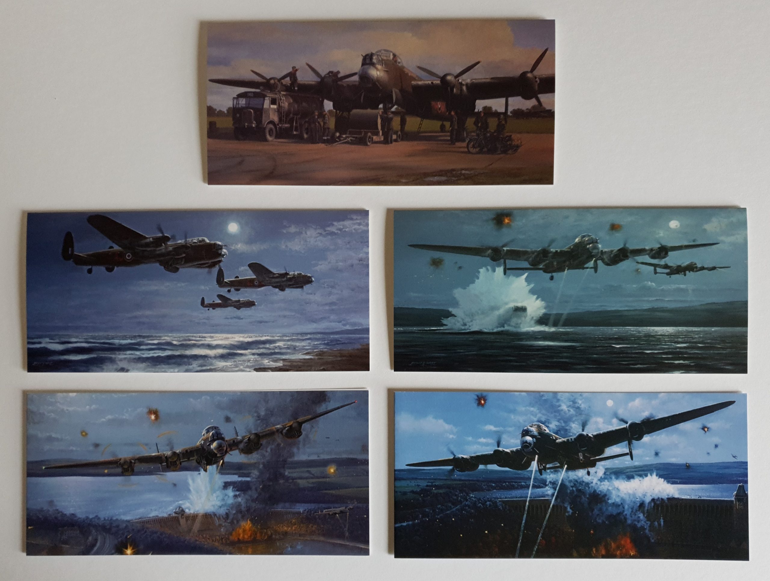 617 Squadron Avro Lancaster Aviation cards Christmas