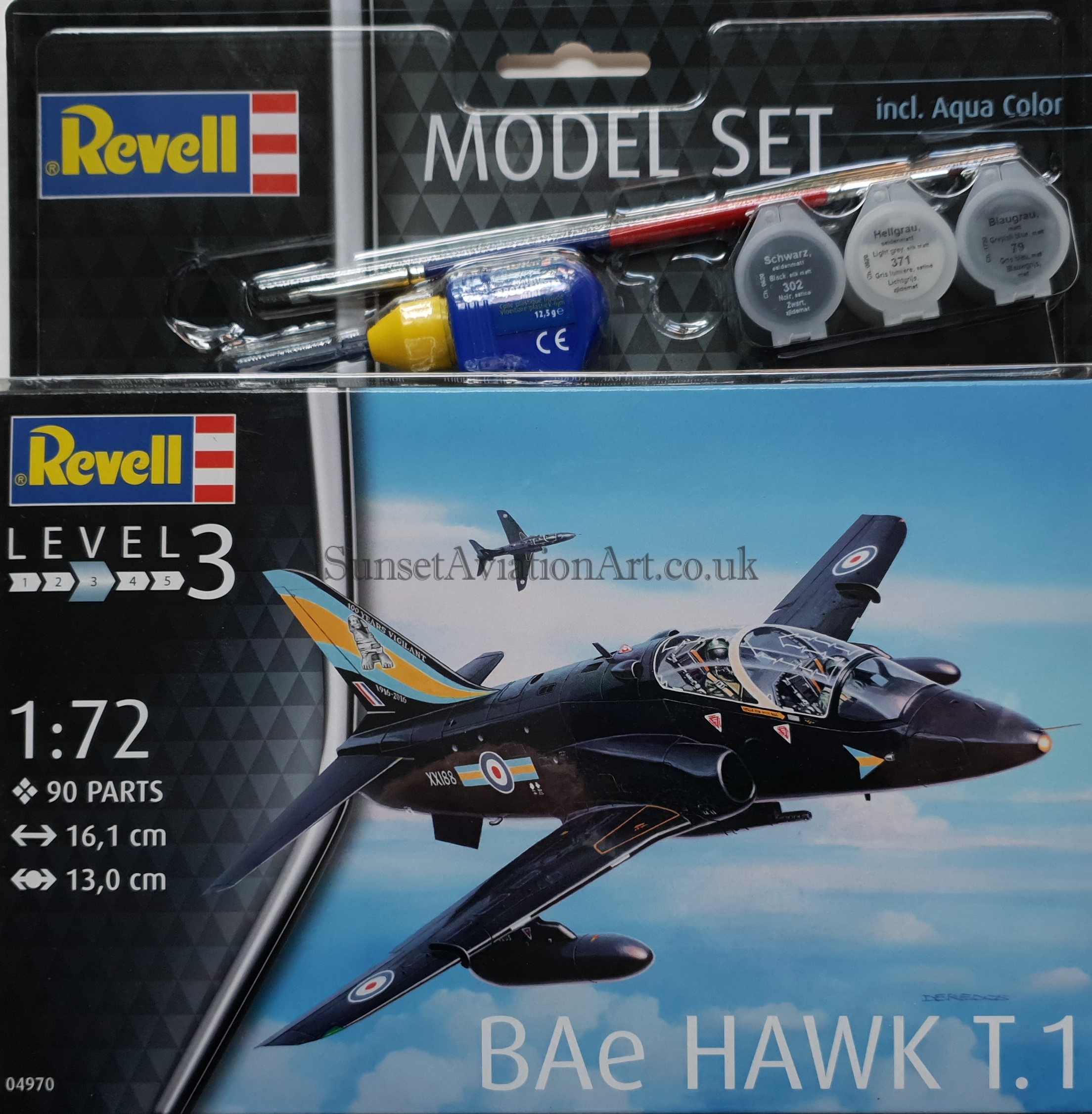 04970 Revell BAe Hawk T.1 With paints plastic model kit