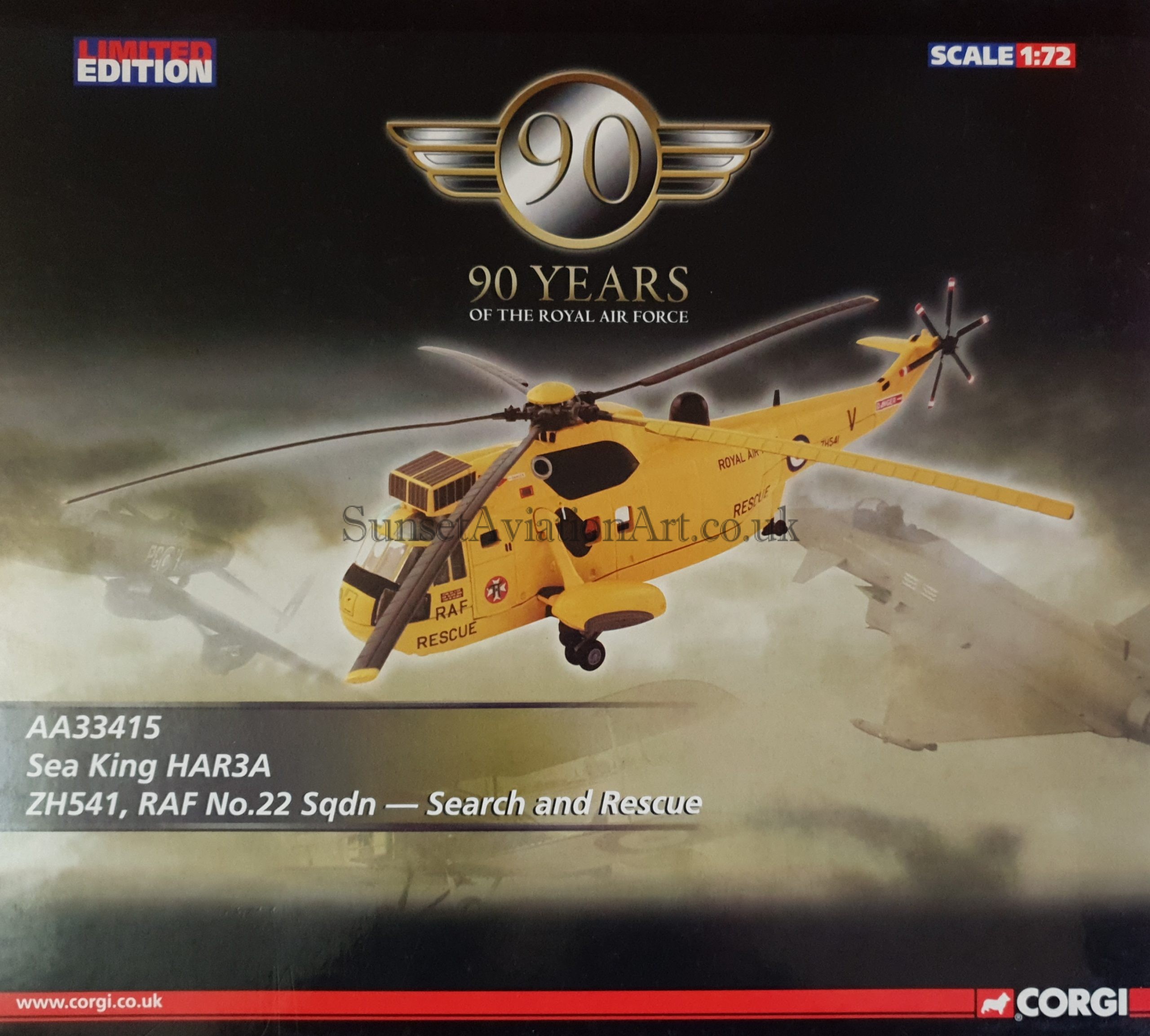 Corgi AA33415 Sea King HAR3A ZH541 RAF No. 22 Squadron