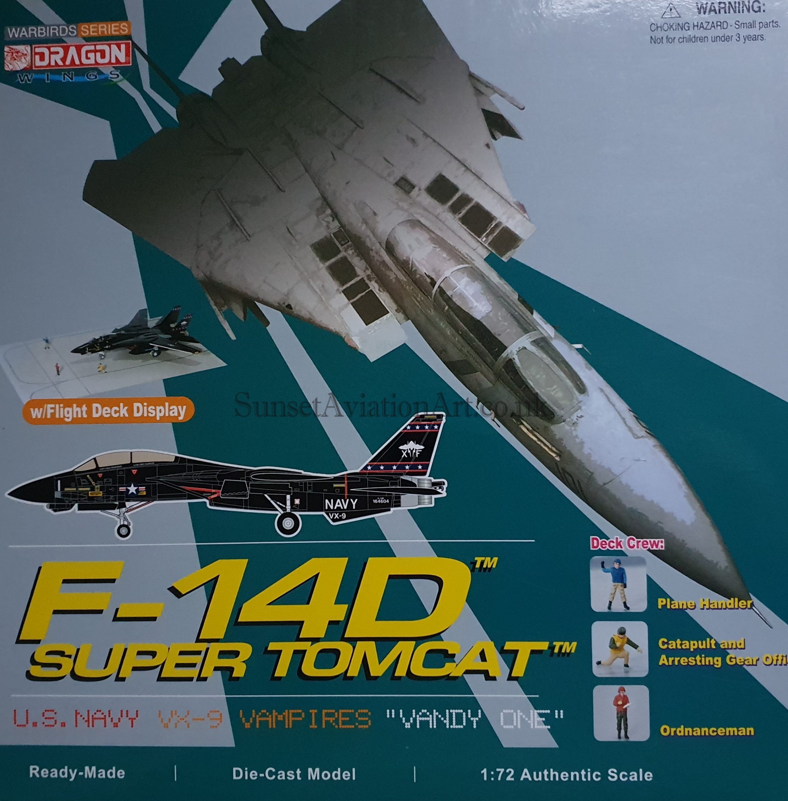 ITEM NO.50301 F-14D Super Tomcat U.S Navy VX-9 Vampires Vandy One