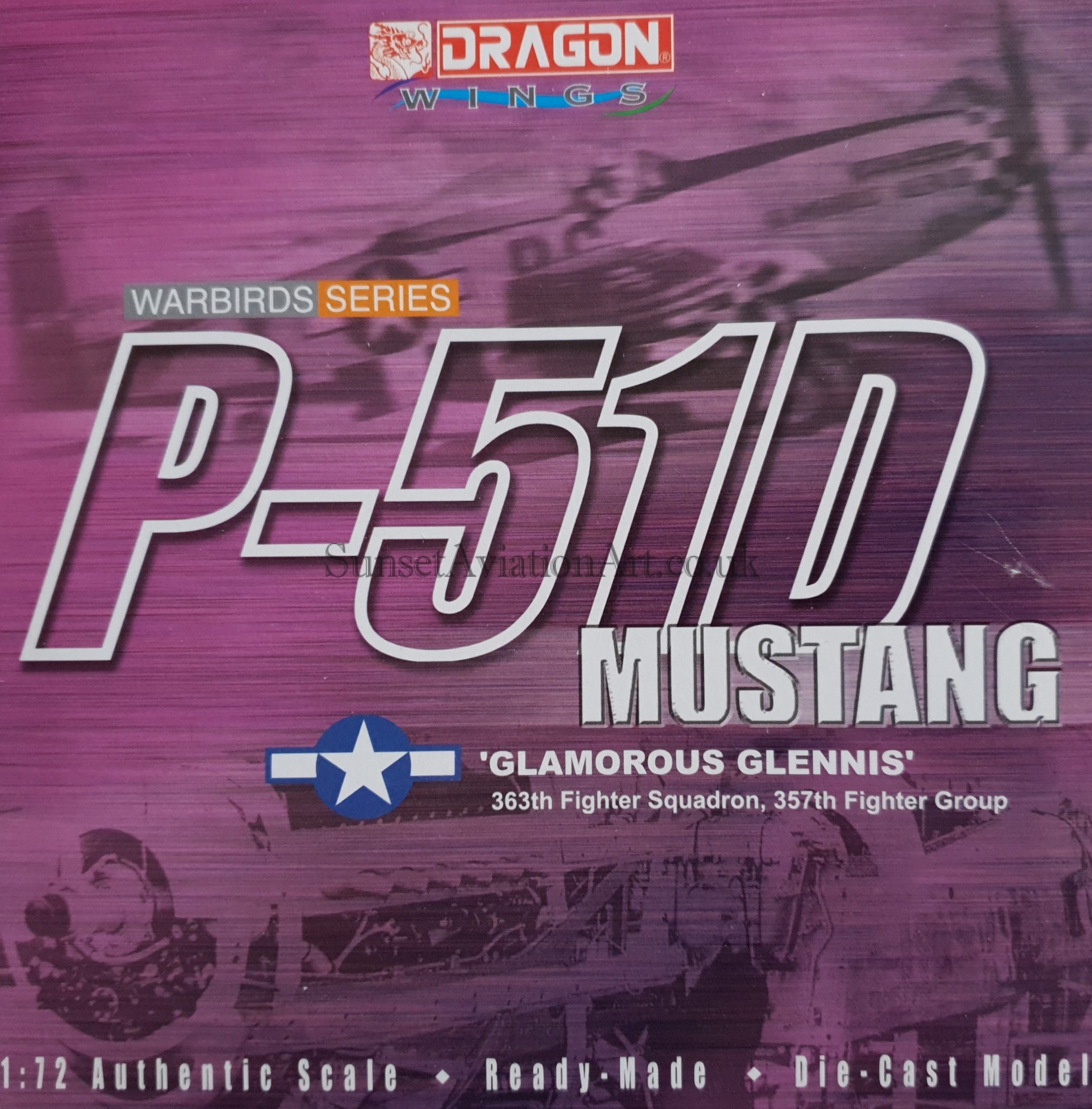 50001 Dragon Wings P-51D Mustang Glamorous Glennis 363th