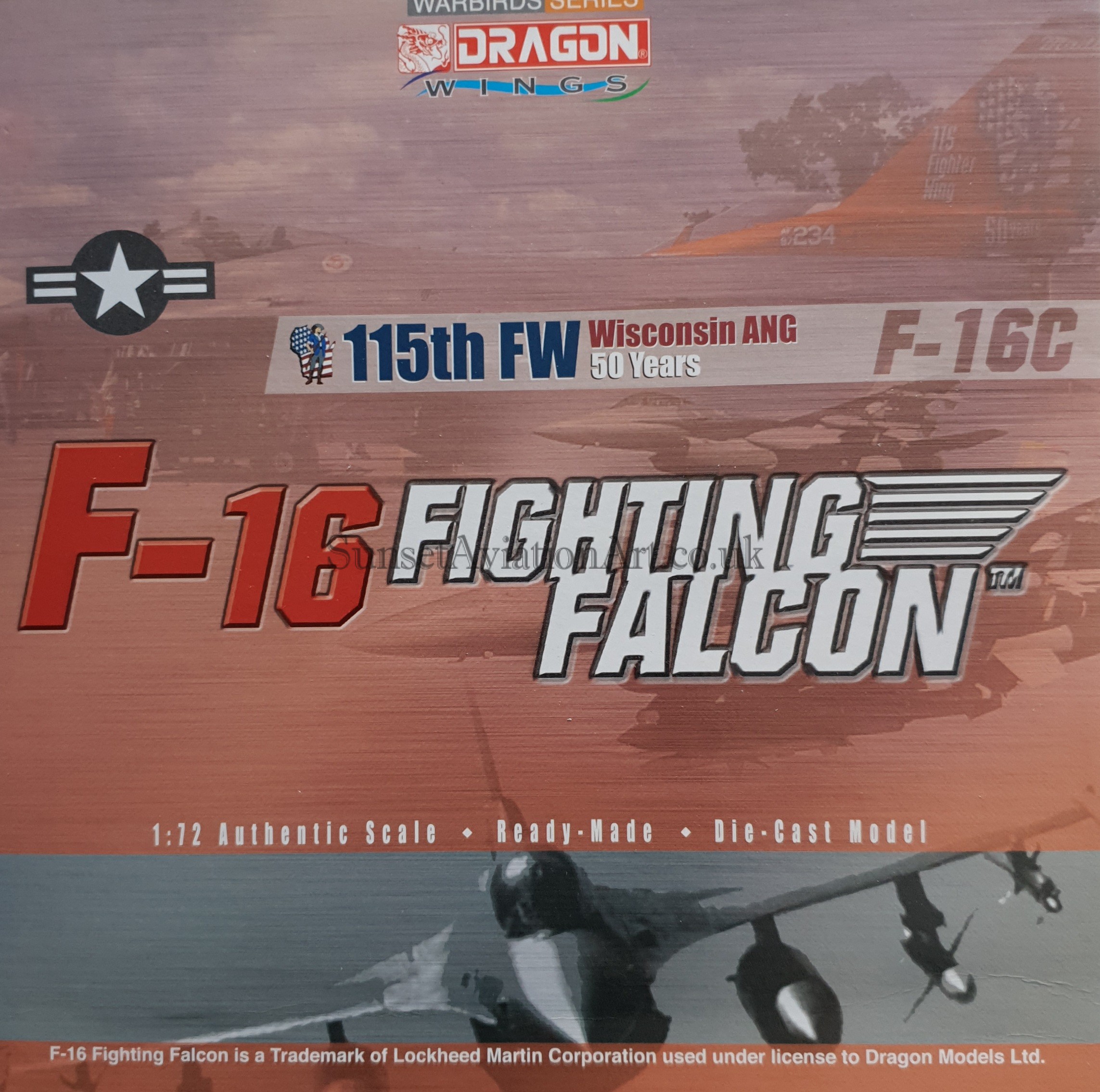 50007 Dragon Wings F-16 Fighting Falcon 115th FW Wisconsin