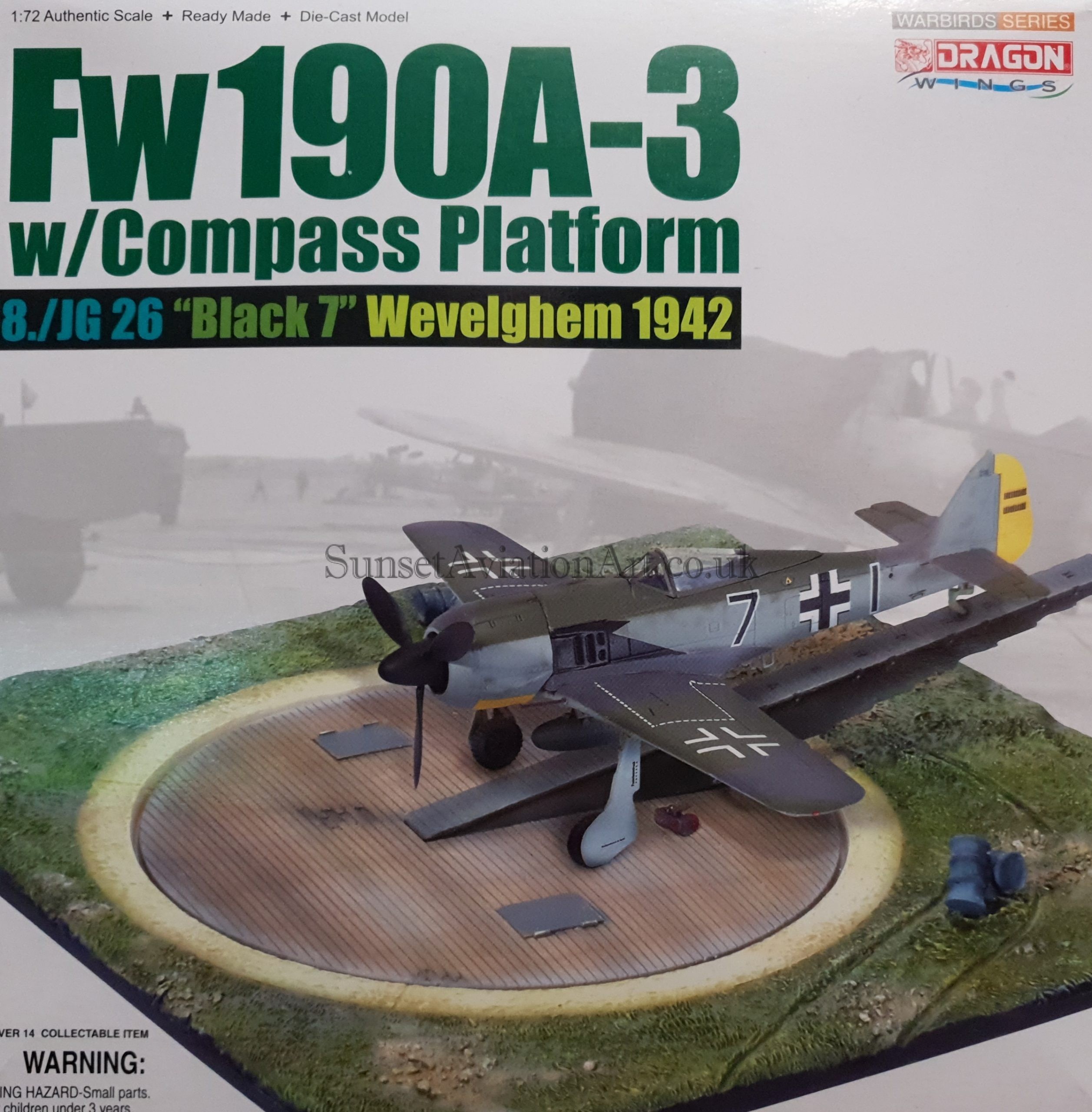 FW190A-3 50303 Dragon Wings W/Compass Platform 8./JG 26