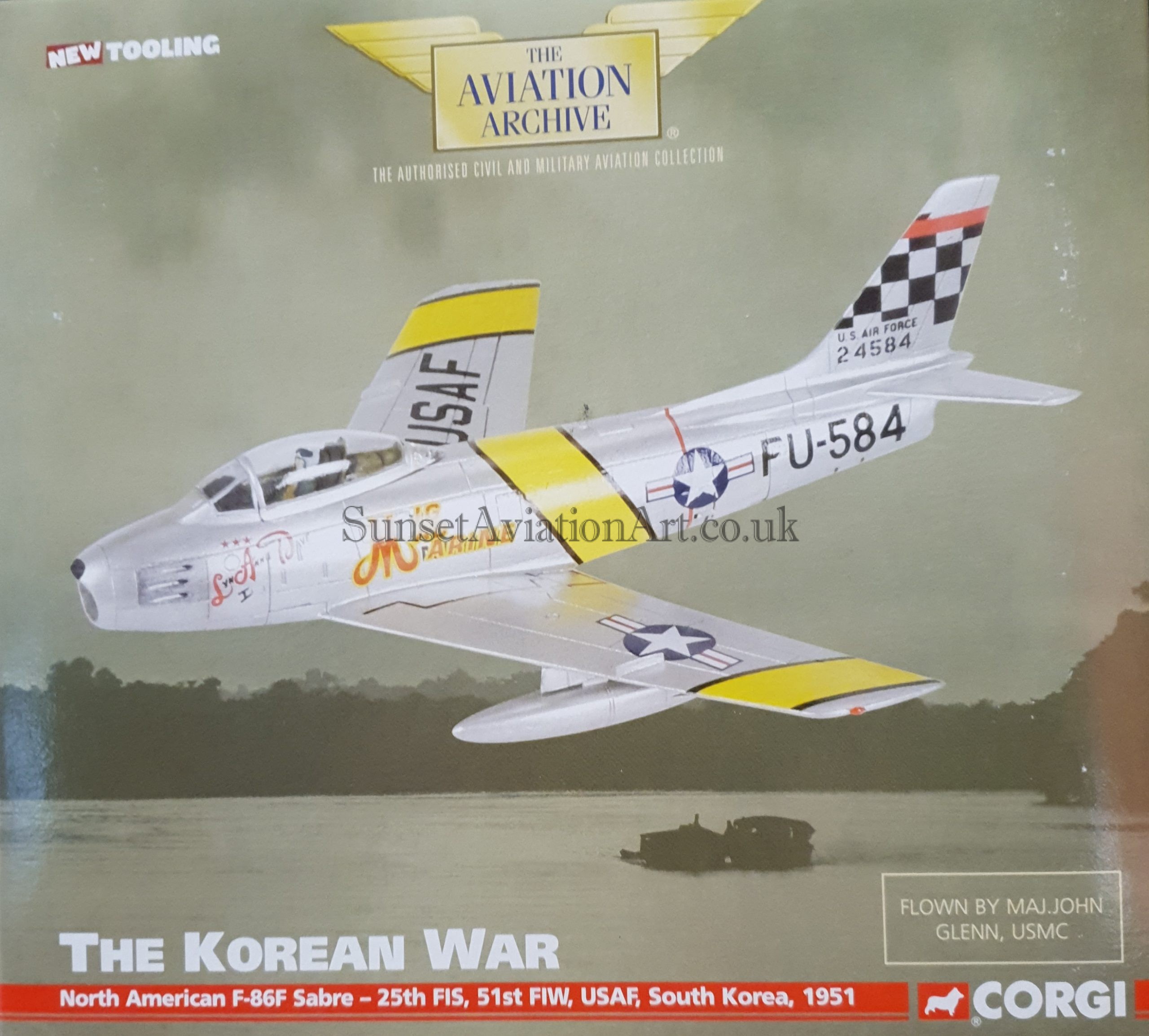 Corgi AA35801 F-86F Sabre USAF South Korea 1951