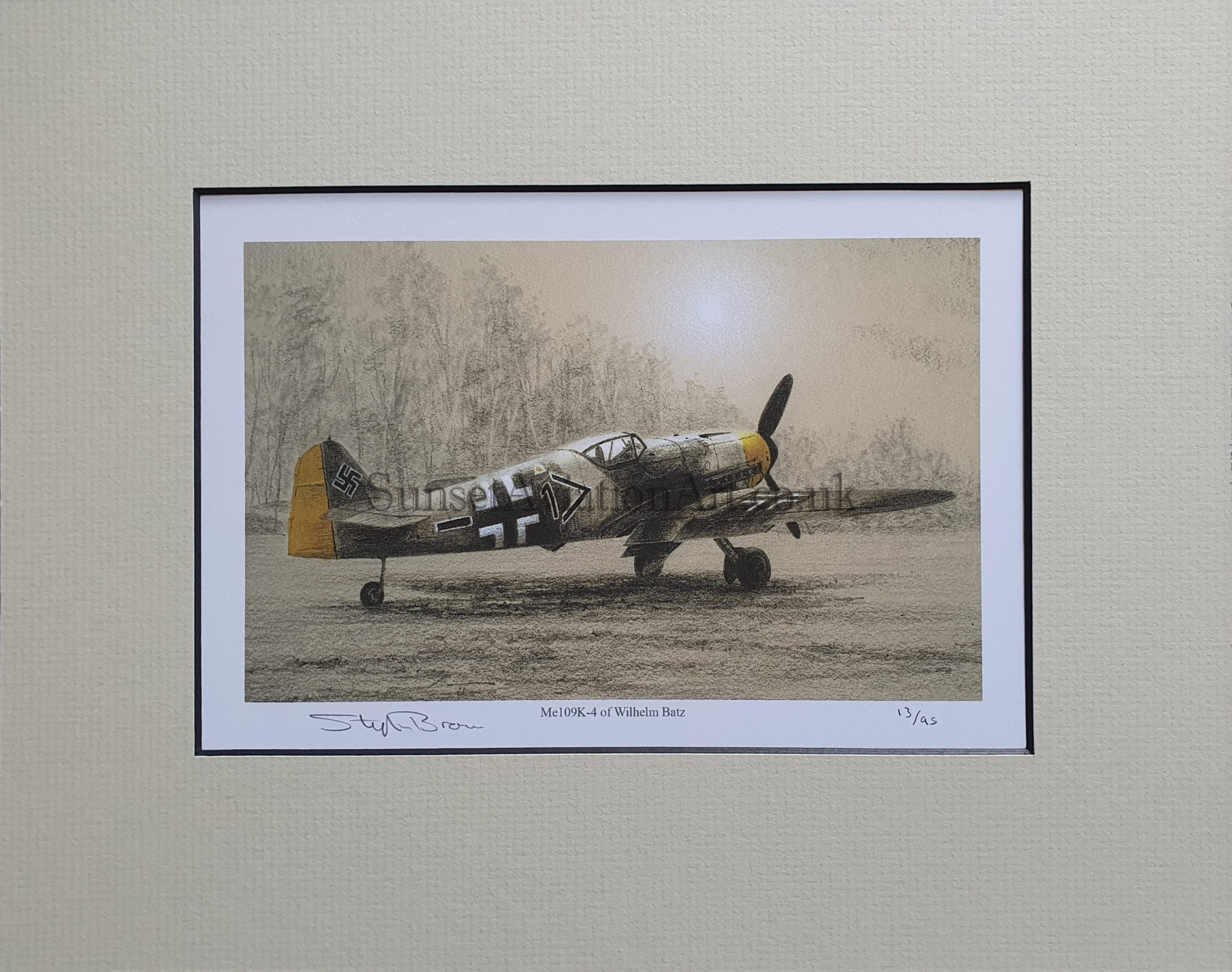 Me 109K-4 of Wilhelm Batz II./JG52, Germany 1945.