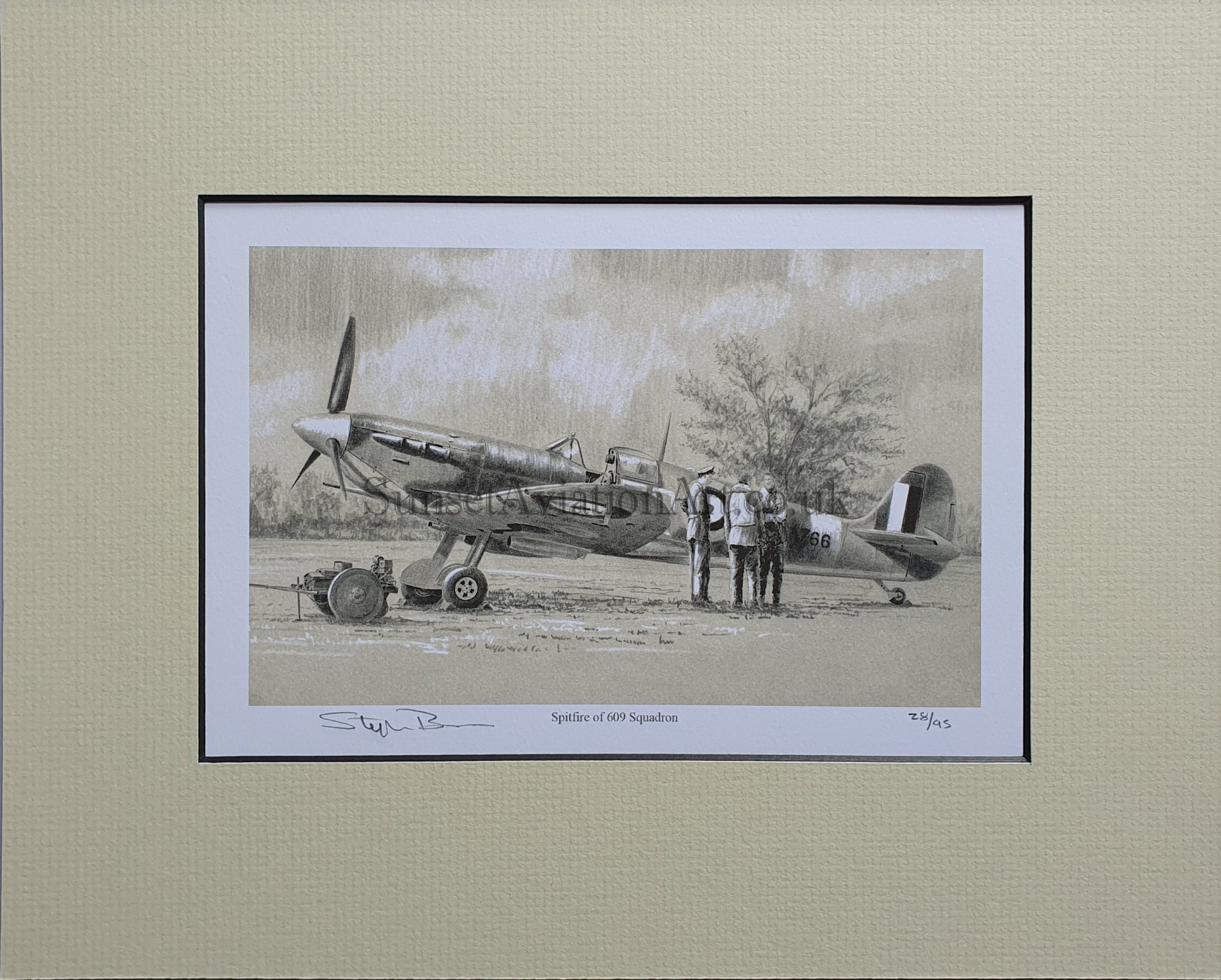 Spitfire of 609 Squadron Royal Air Force Supermarine Spitfire