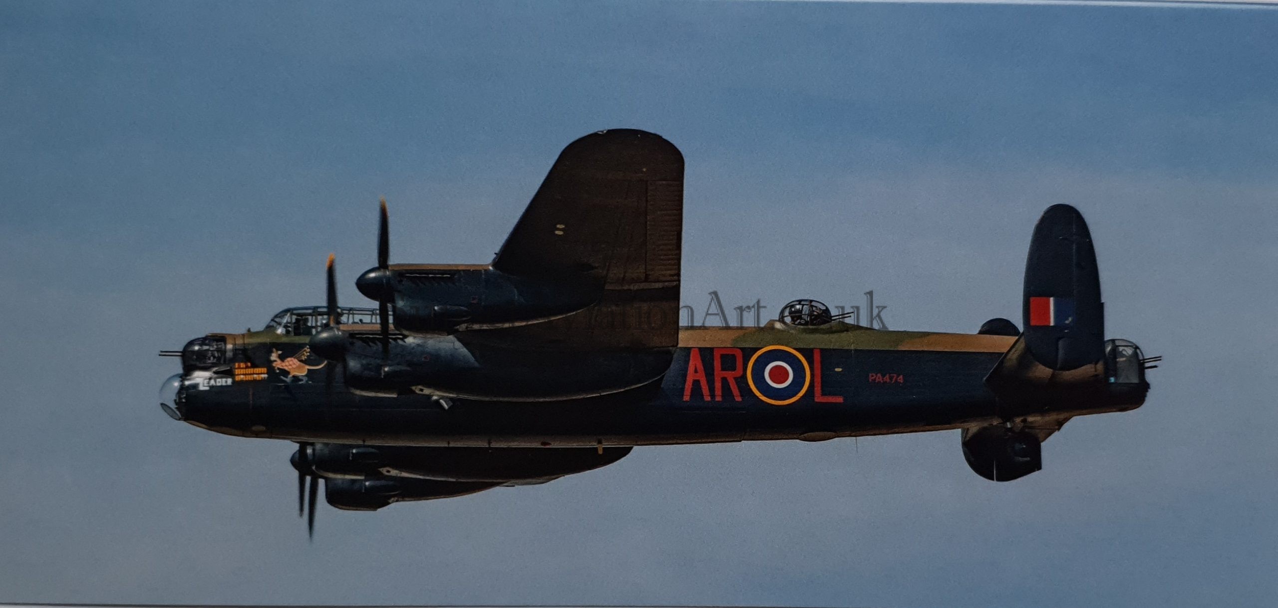 Avro Lancaster PA474 Birthday card RAF Coningsby Lincolnshire