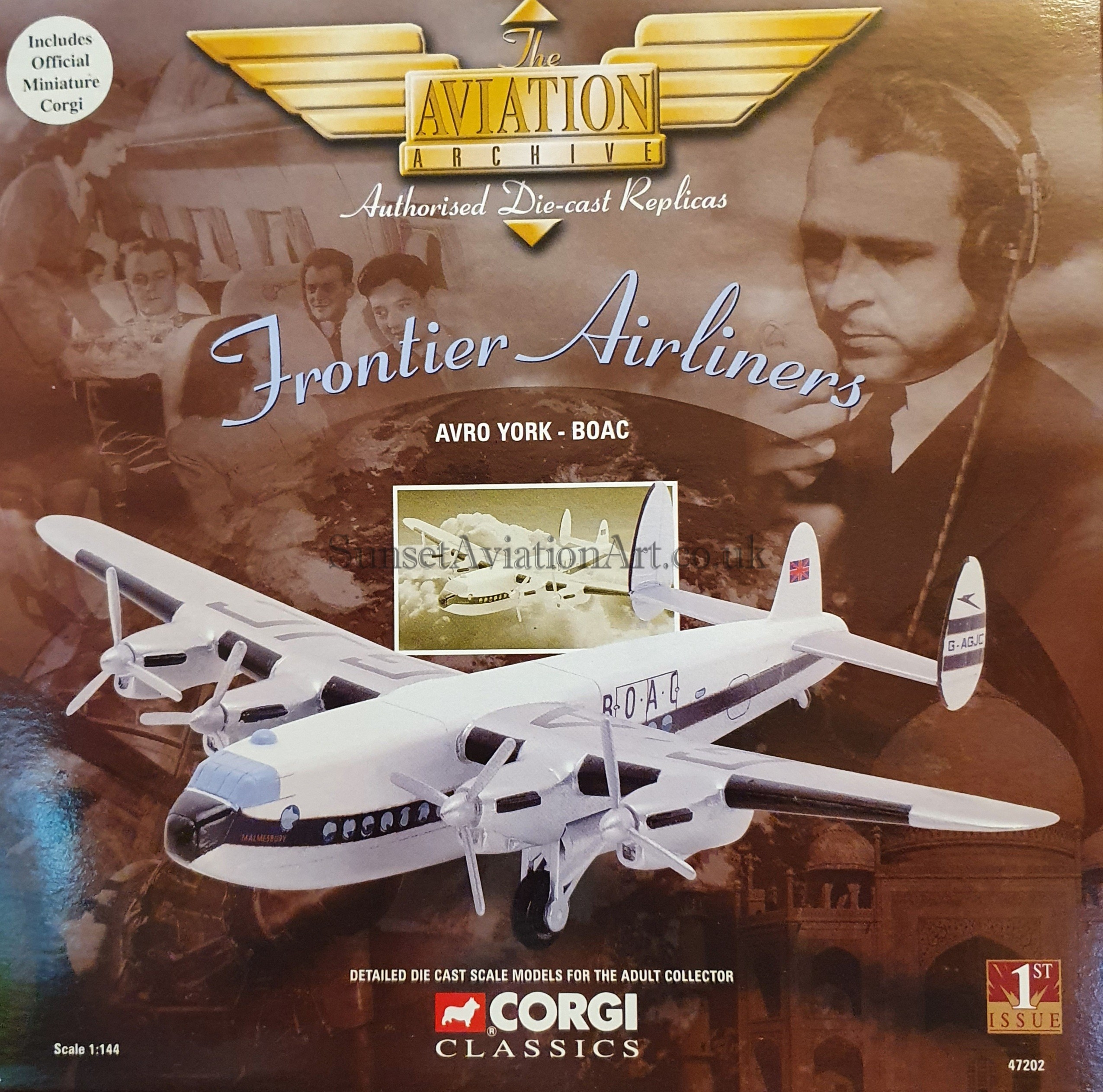Corgi 47202 Avro York BOAC Frontier Airliners 1st Issue