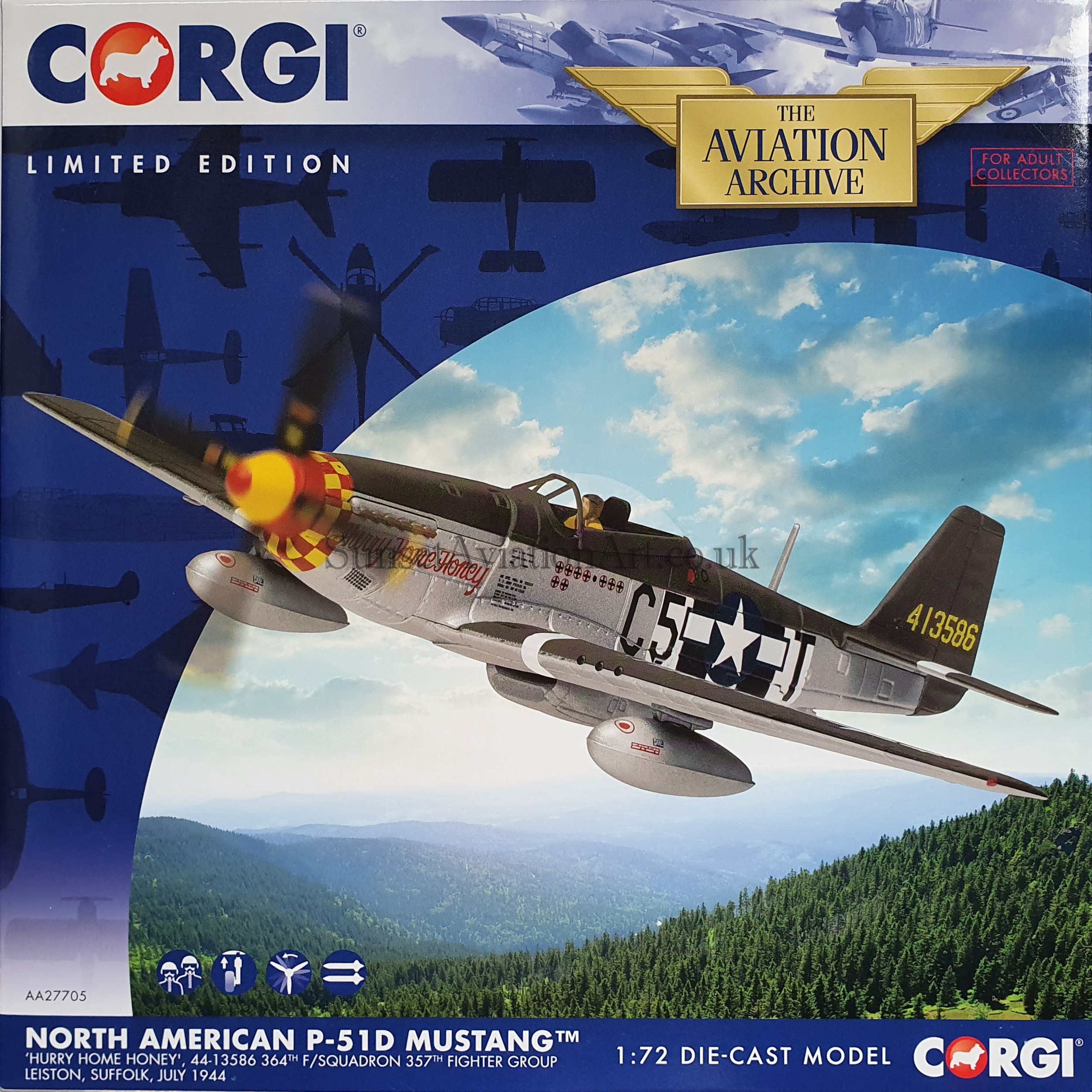 AA27705 Corgi North American P-51D Mustang