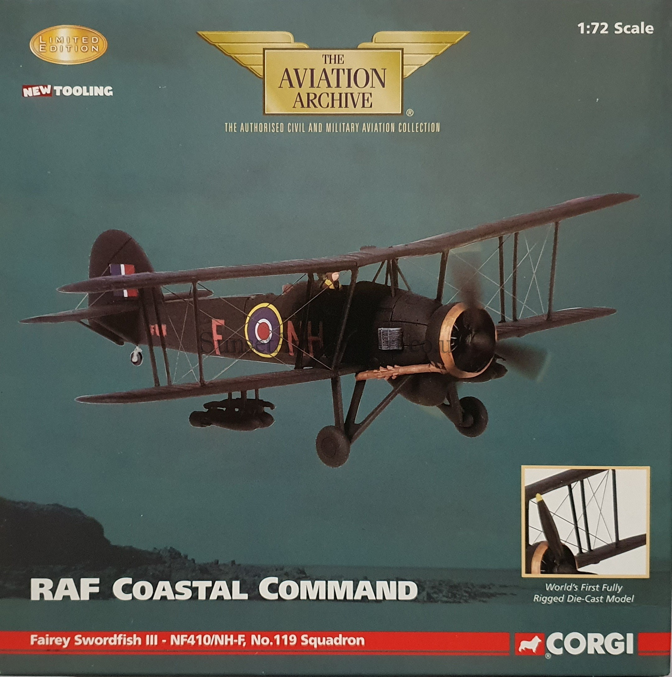 AA36304 Corgi Fairey Swordfish RAF Coastal Command