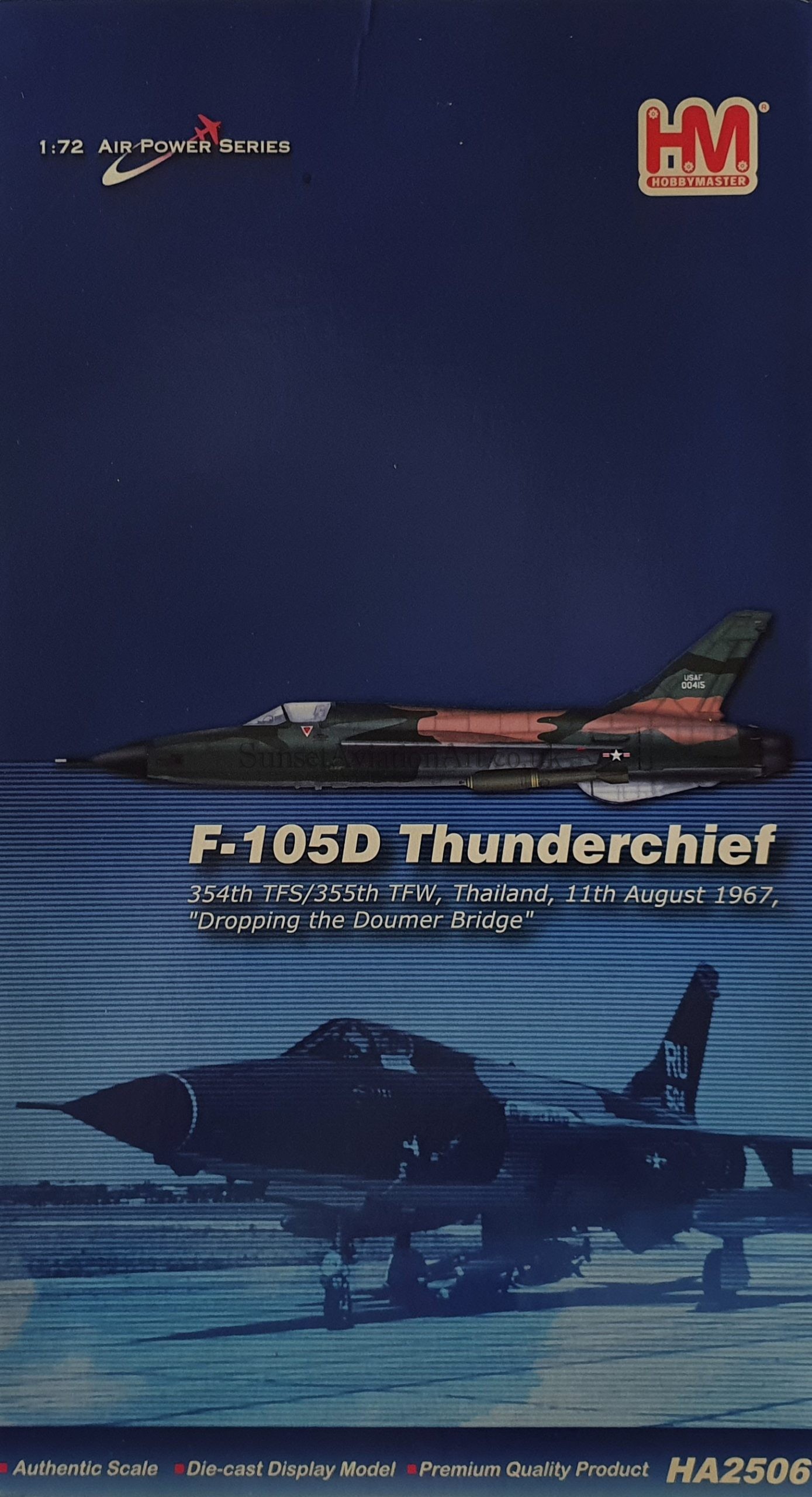 HA2506 Hobbymaster F-105D Thunderchief 354th TFS/355th TFW