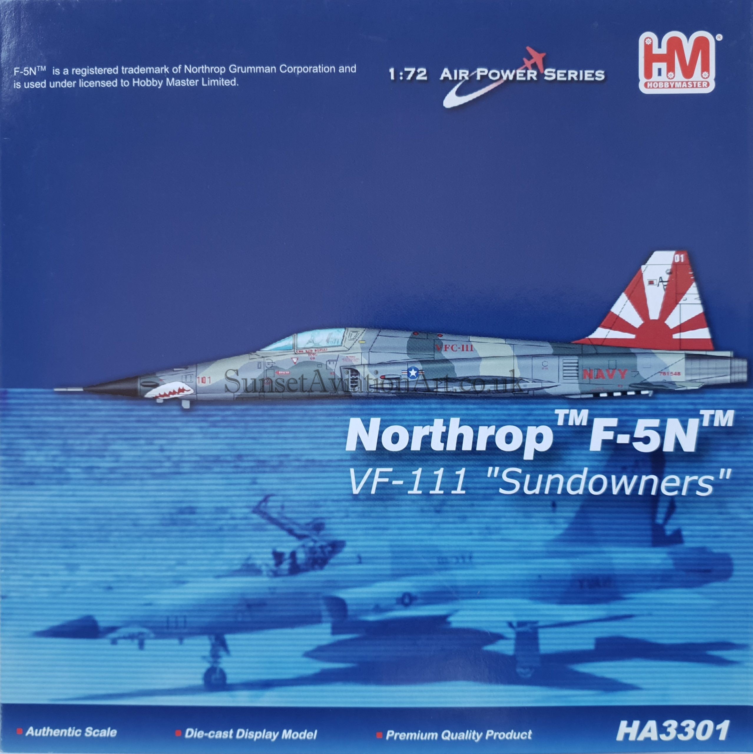 HA3301 Hobbymaster Northrop F-5N VF-111 "Sundowners"