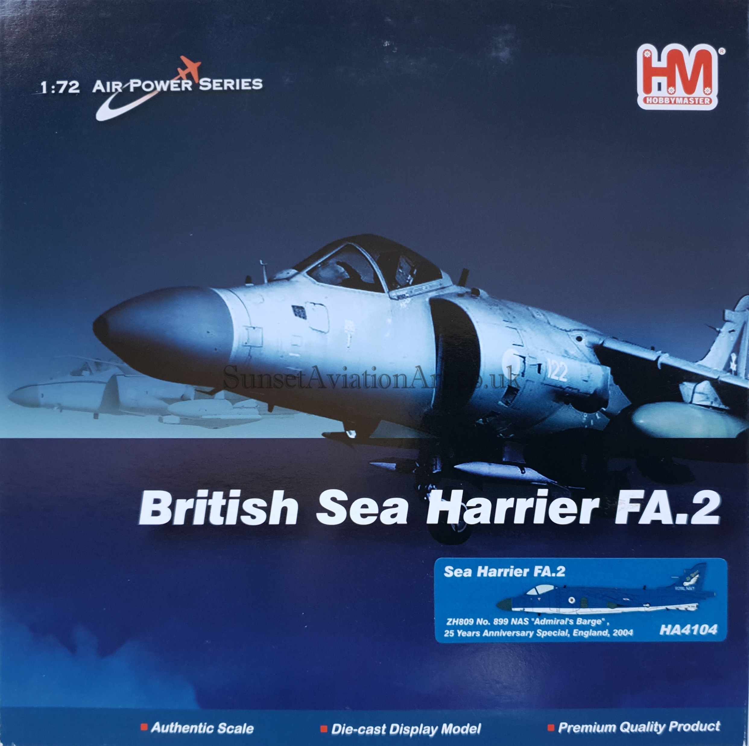 HA4104 Hobbymaster Sea Harrier FA.2 ZH809 No. 899 NAS