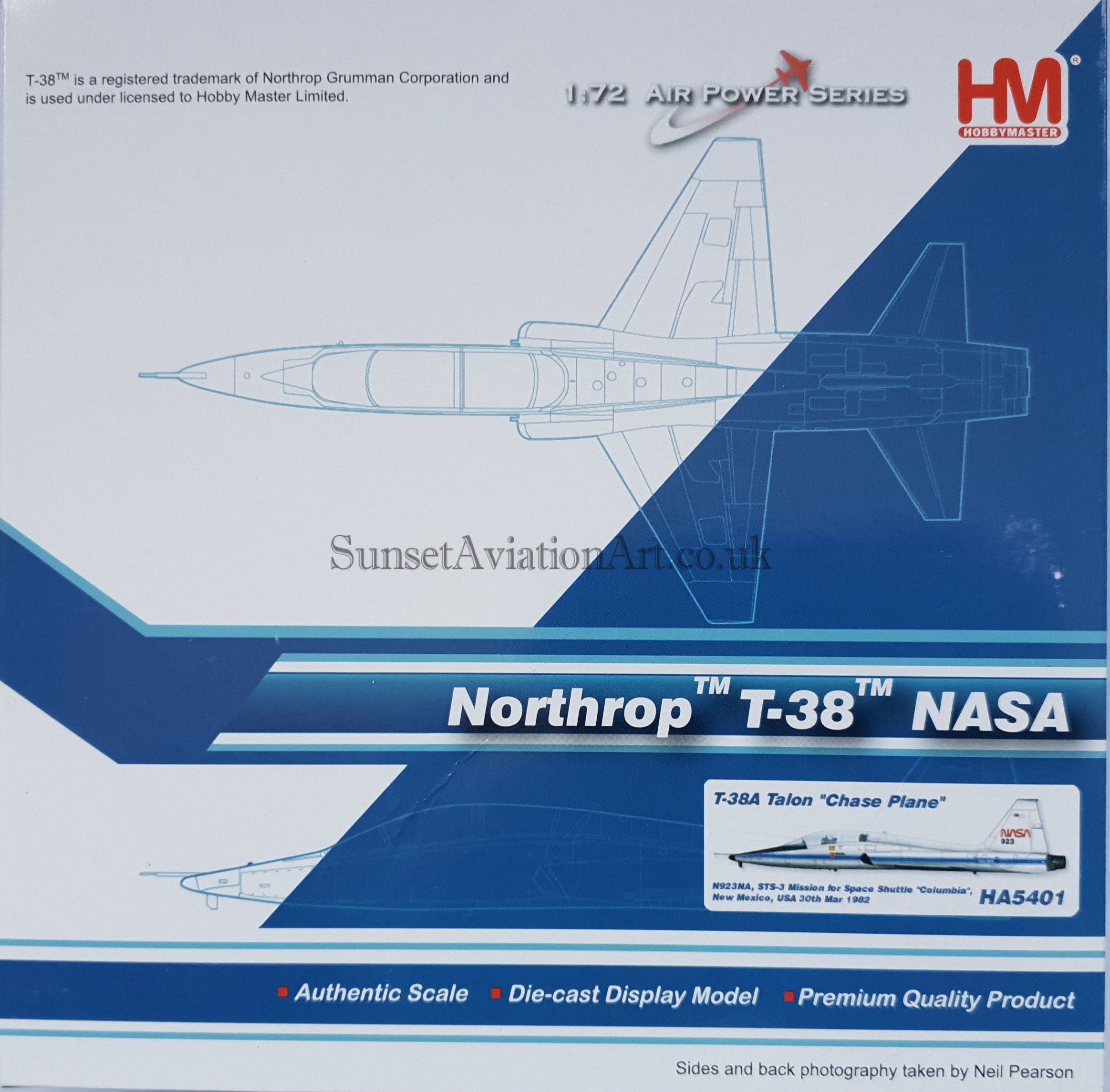 HA5401 Hobbymaster Northrop T-38A NASA Talon "Chase Plane"