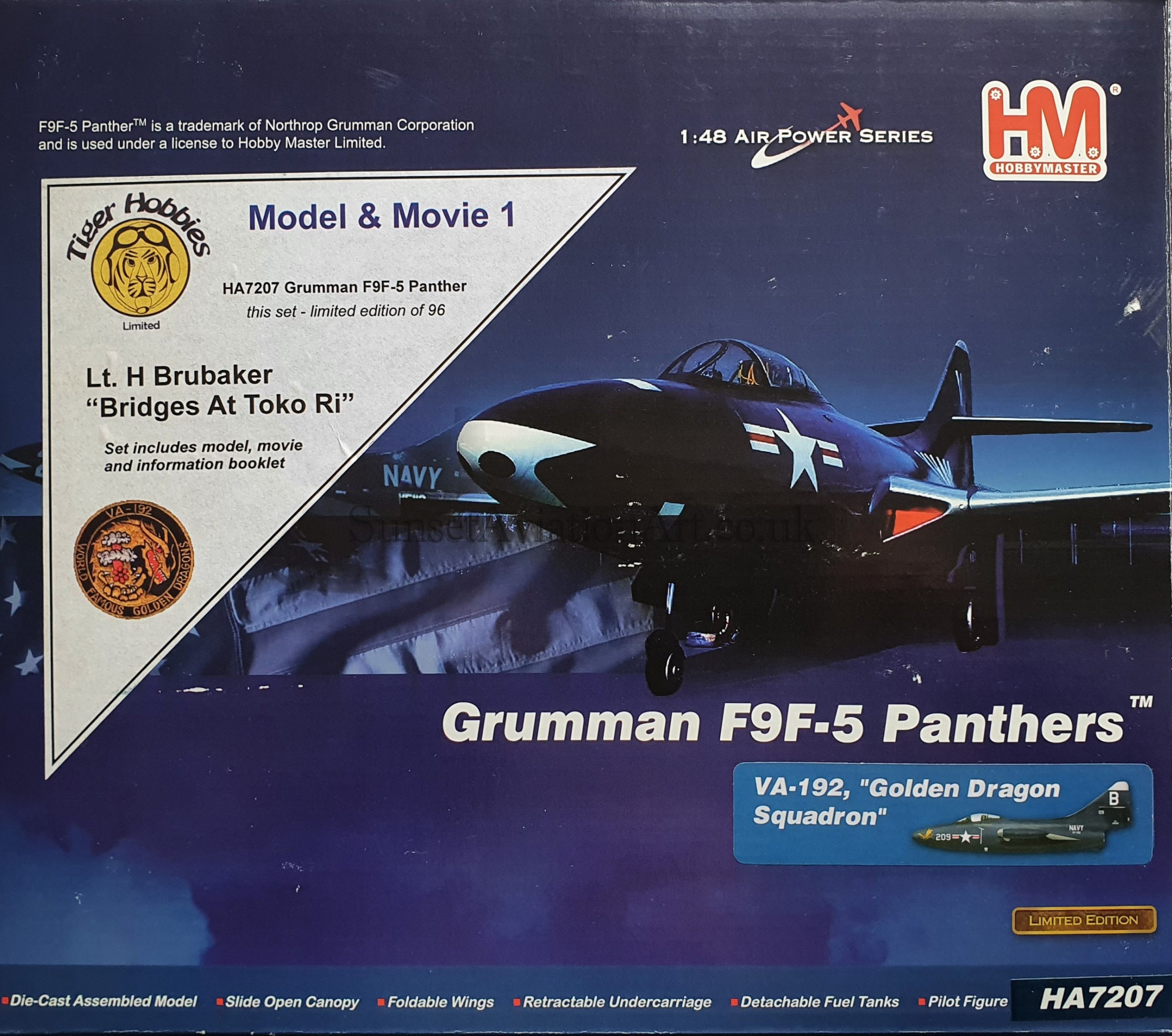 HA7207 Hobbymaster Grumman F9F-5 Panthers