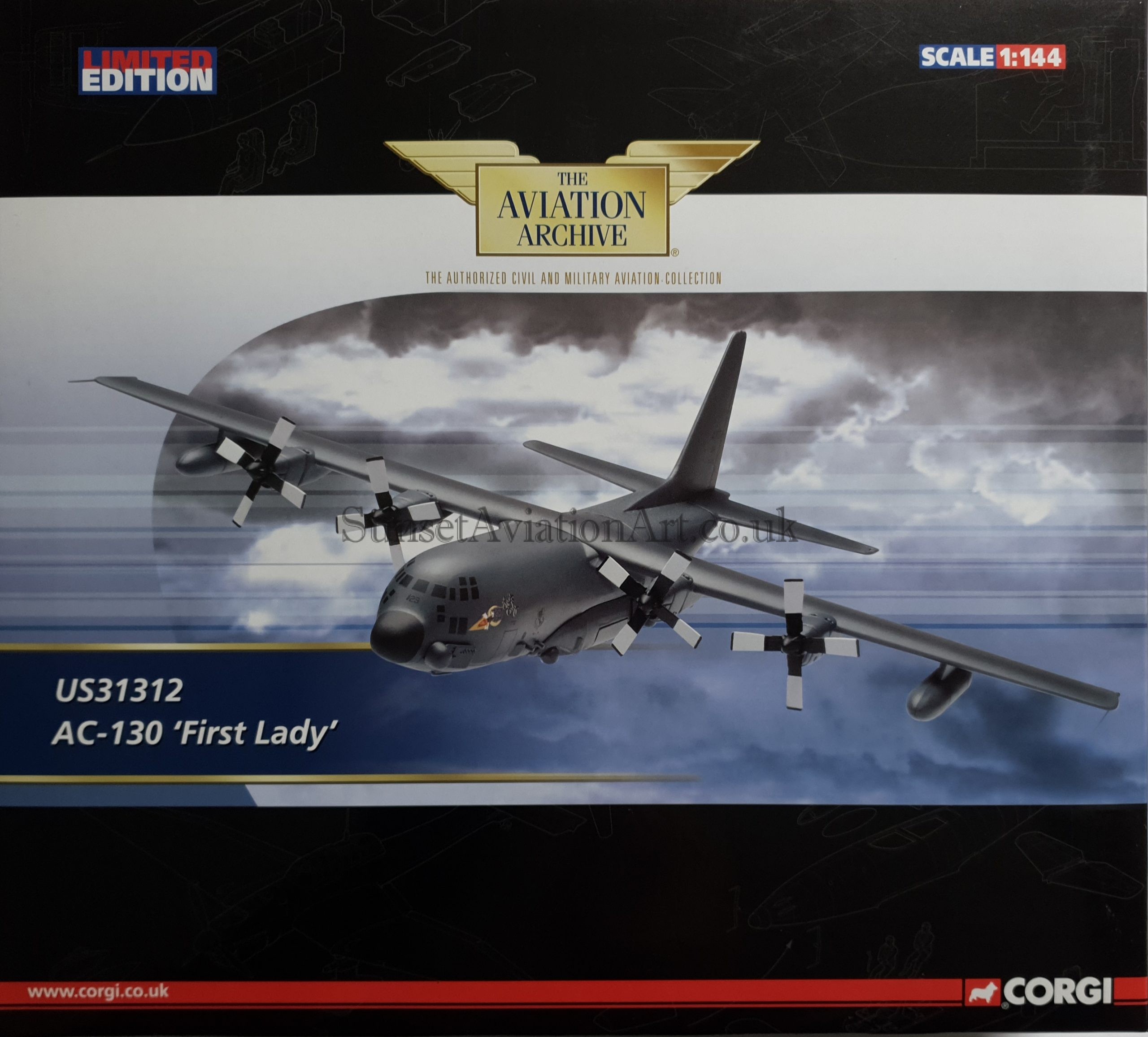 US31312 Corgi AC-130 First Lady Air Force Armament Museum