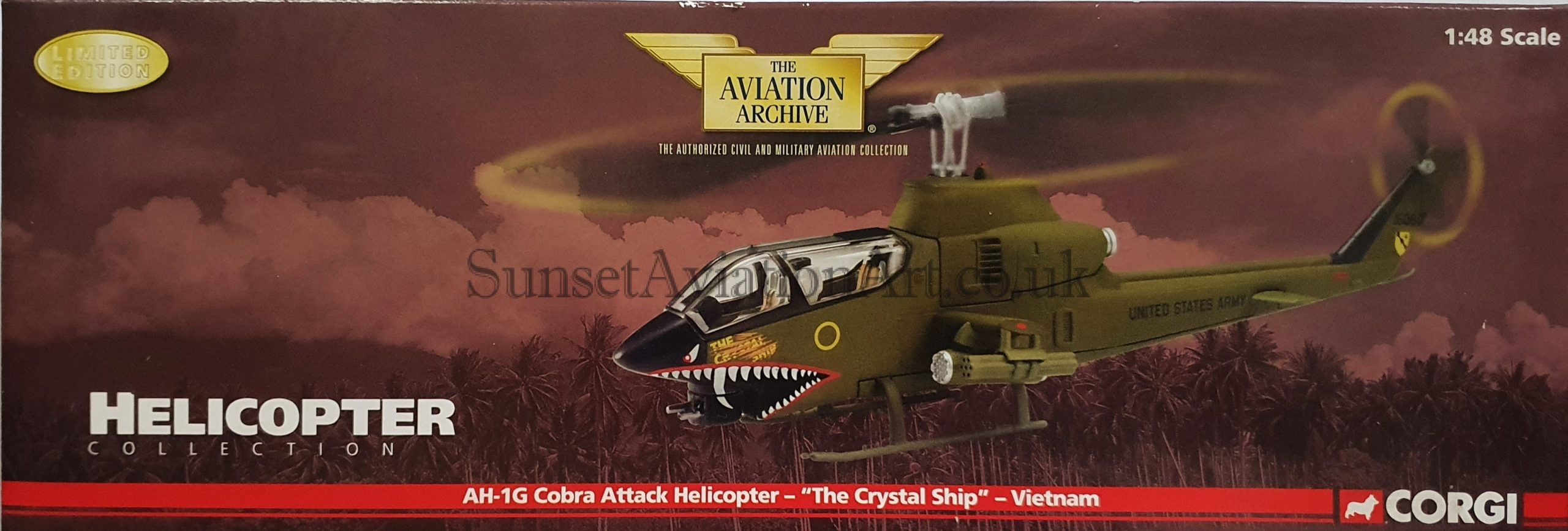 US51205 Corgi AH-1G Cobra Attack Helicopter "The Crystal Ship"