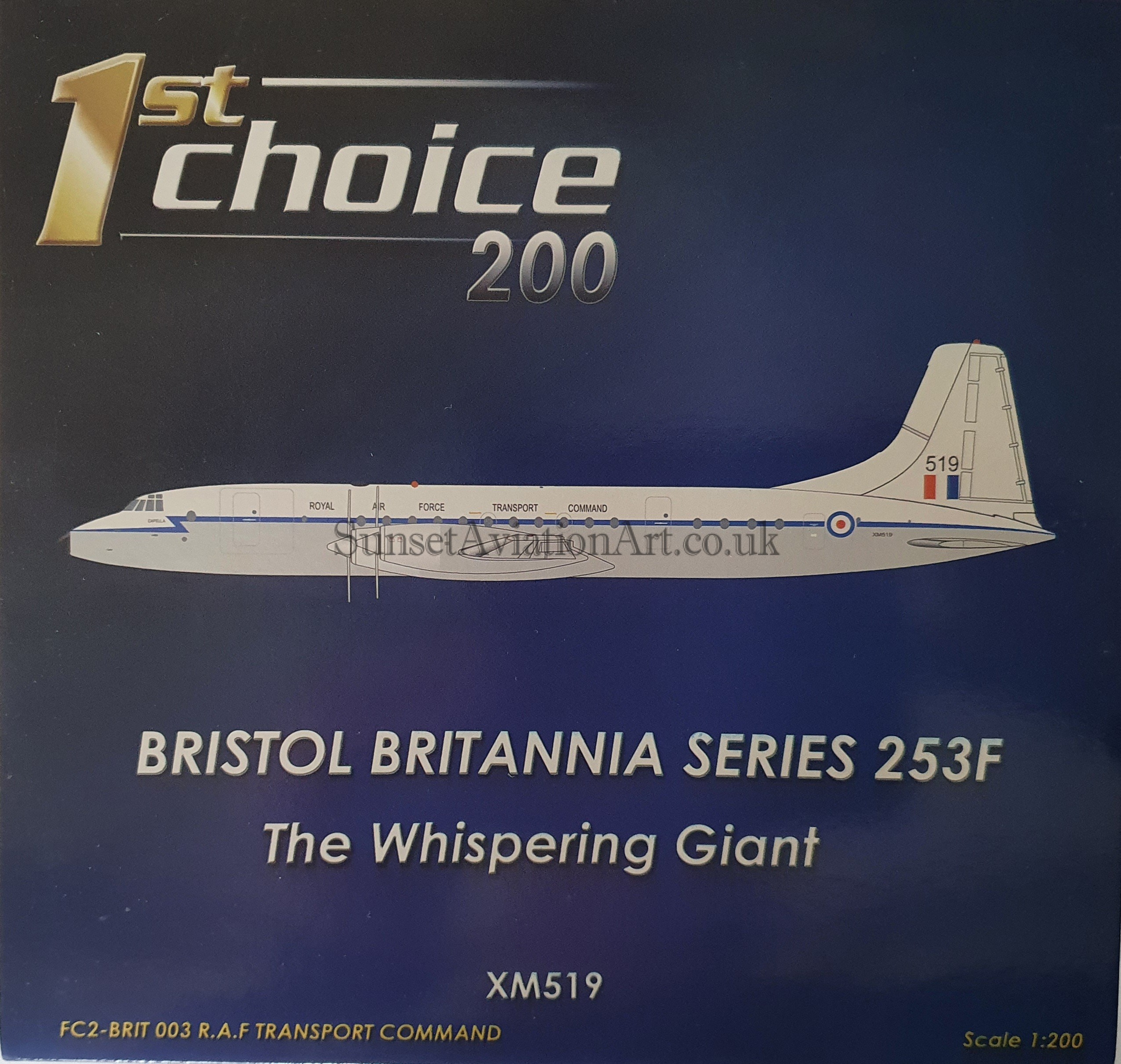 FC2-BRIT 003 RAF Transport Command Bristol Britannia