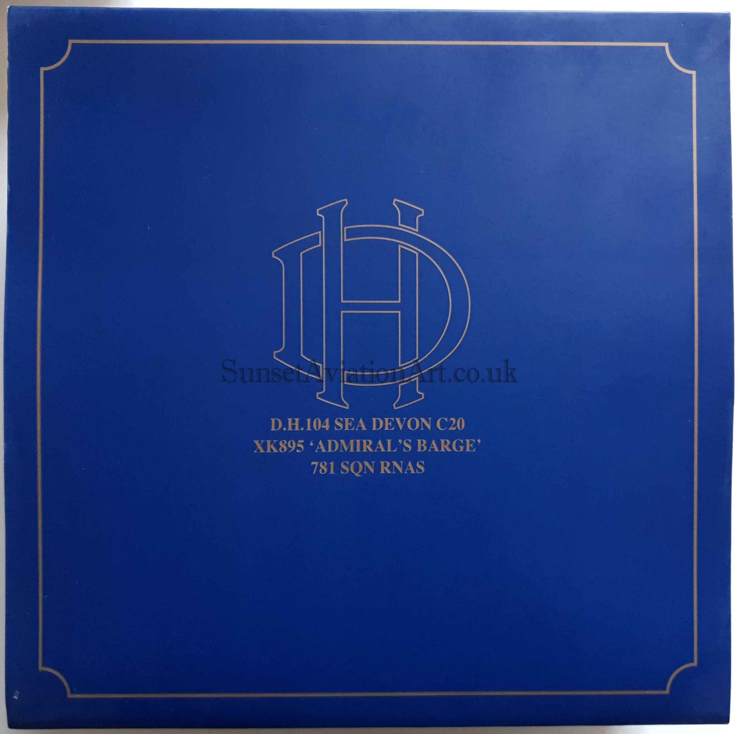 72DV002 Oxford D.H.104 Sea Devon C20 XK895 'Admiral'S Barge'
