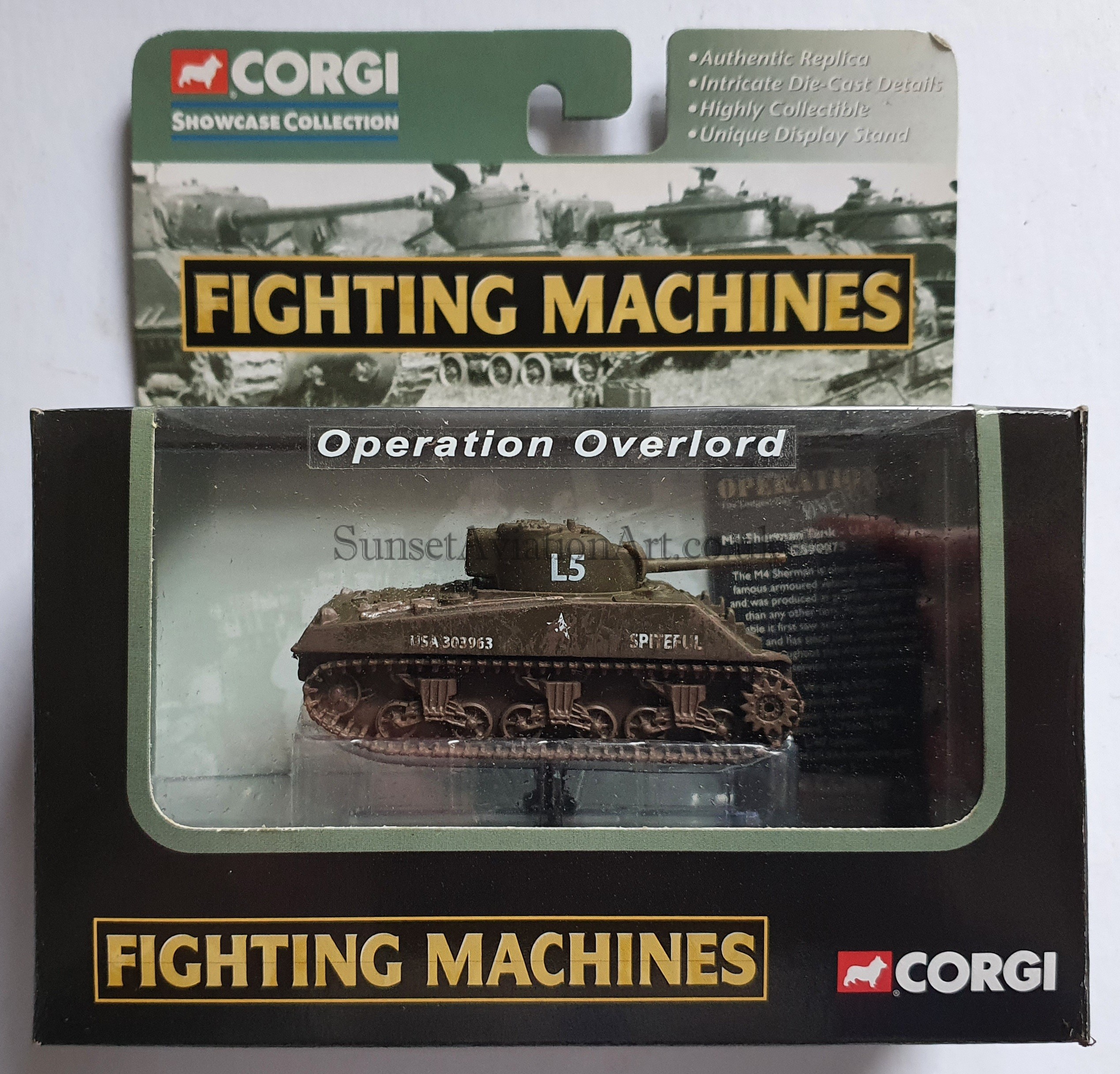 CS90075 Corgi M4 Sherman M4 Sherman Tank U.S. Army