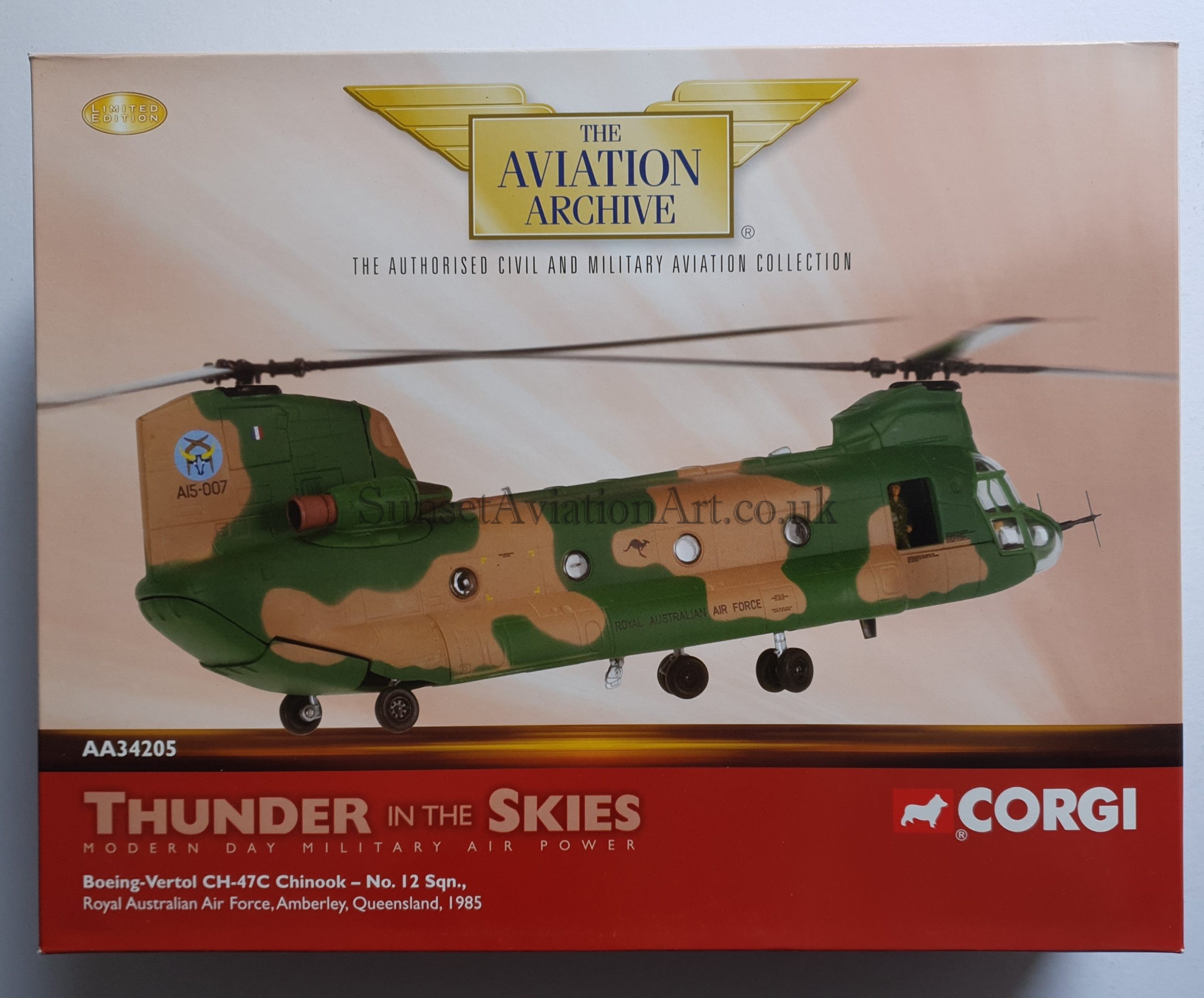 Corgi AA34205 Chinook No.12 Squadron Royal Australian Air Force