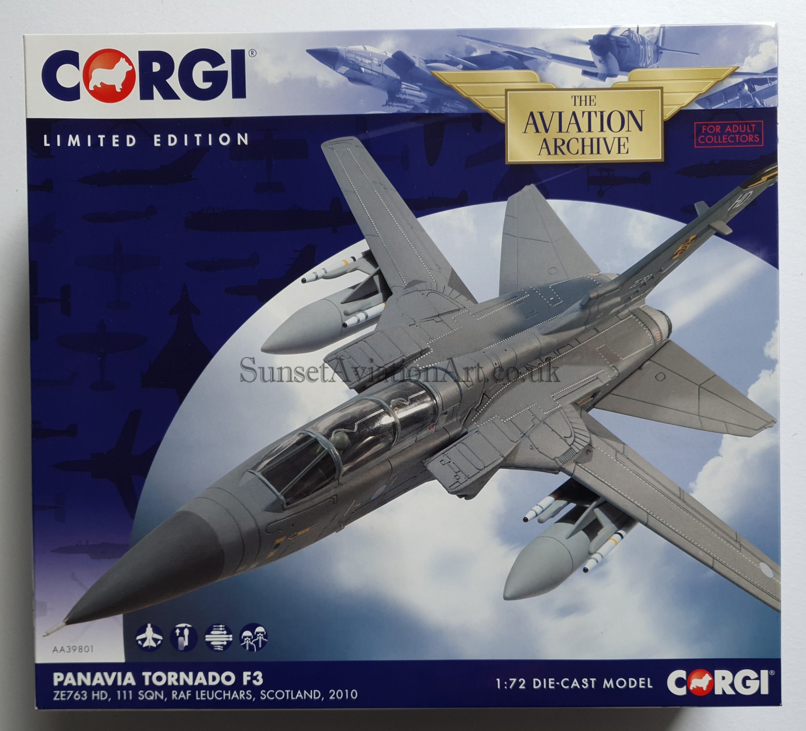 Corgi AA39801 Tornado F3 ZE763 HD 111 Sqn RAF Leuchars