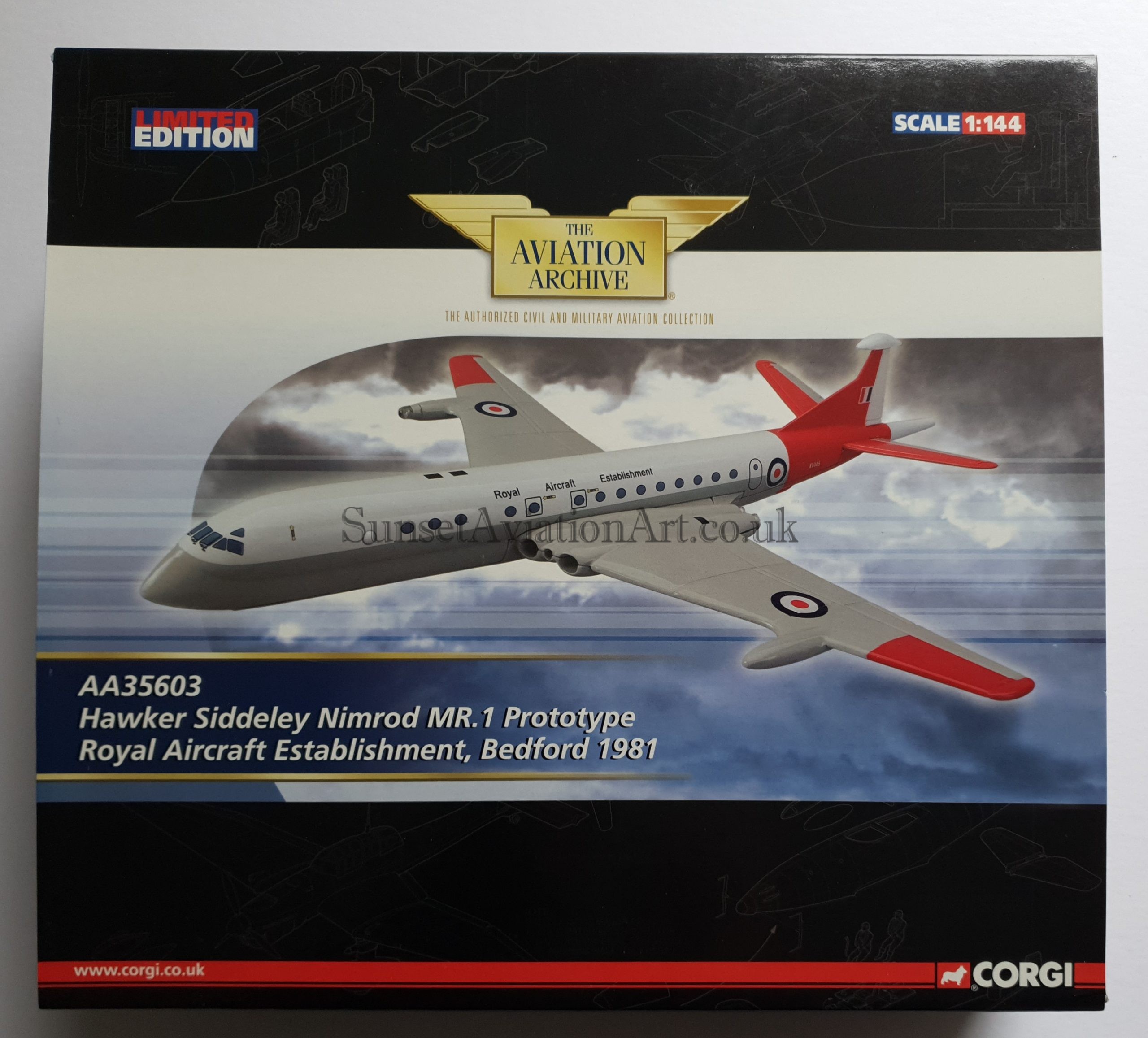 Corgi AA35603 Nimrod Hawker Siddeley Nimrod MR.1 Prototype