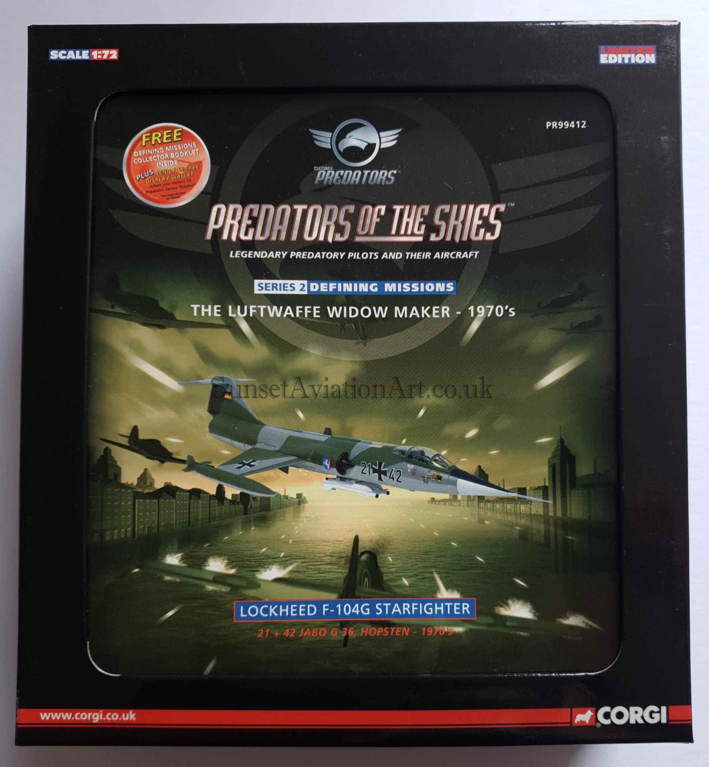 PR99412 Corgi Lockheed F-104G Starfighter