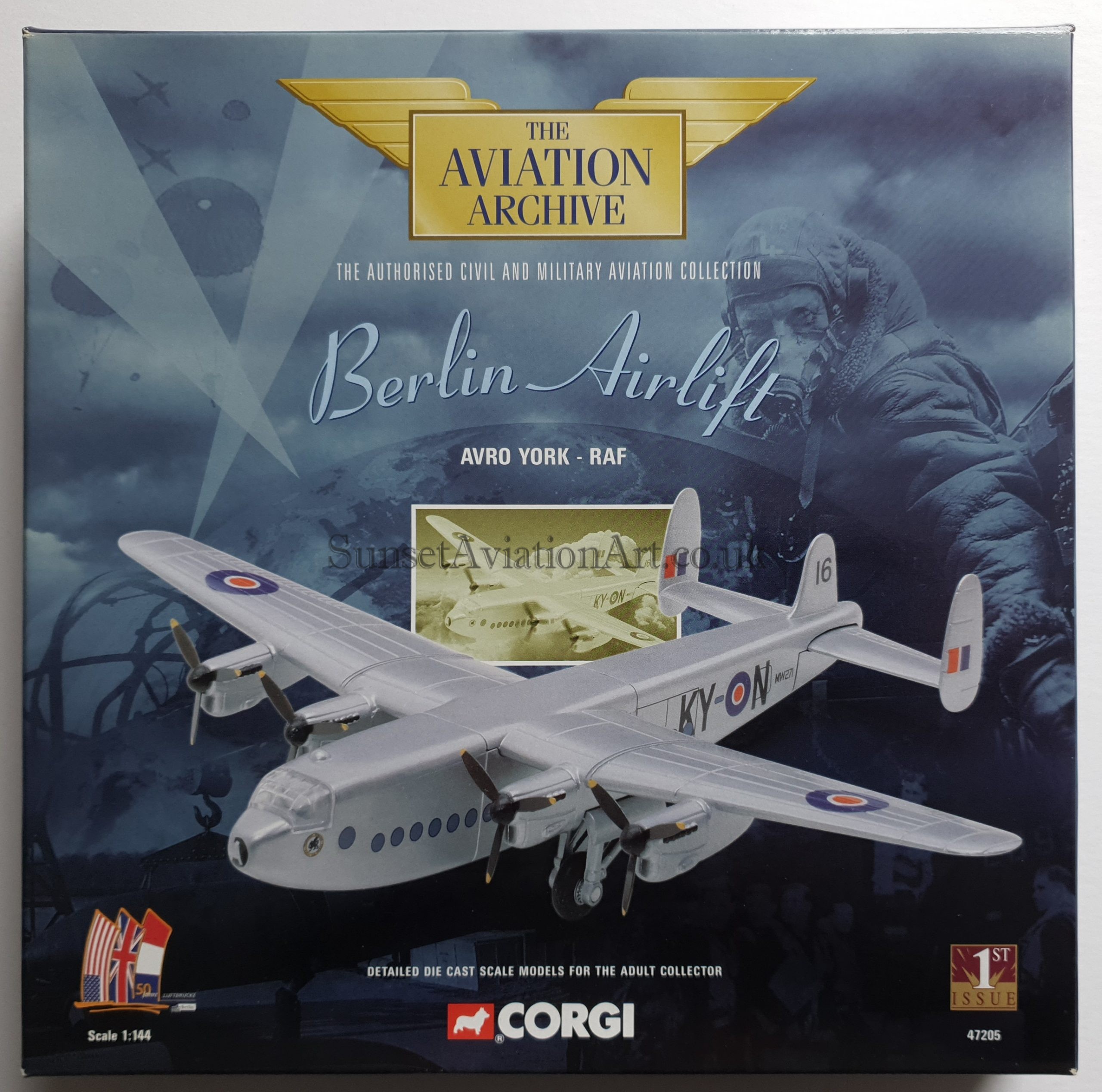 47205 Corgi Avro York RAF Berlin Airlift 1st Issue