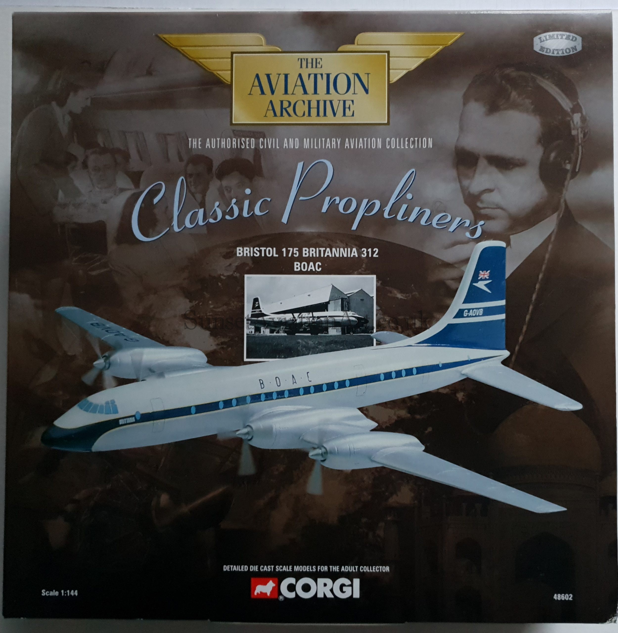 48602 Corgi Bristol 175 Britannia 312 BOAC Classic Propliners