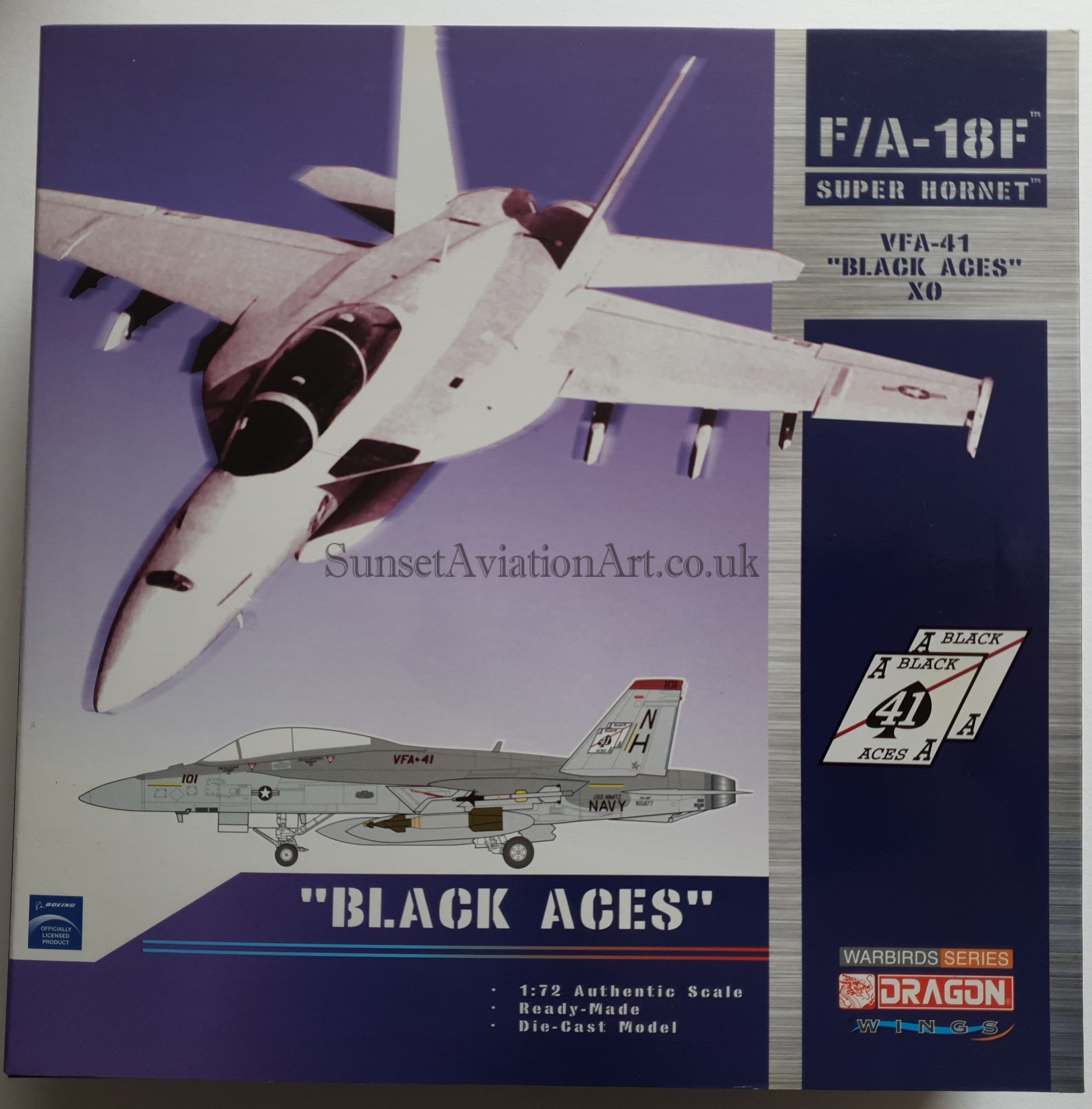 50179 Dragon Wings FA-18 Super Hornet VFA-41 Black Aces XO