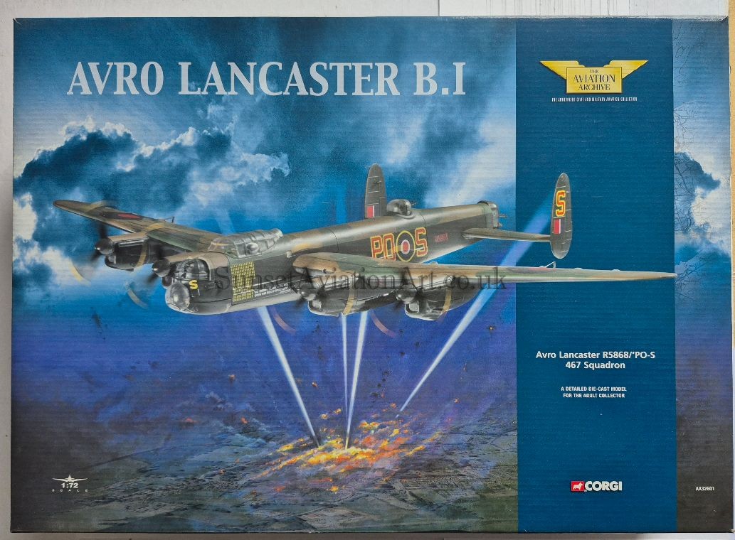 AA32601 Corgi Avro Lancaster R5868/'PO-S 467 Sqn