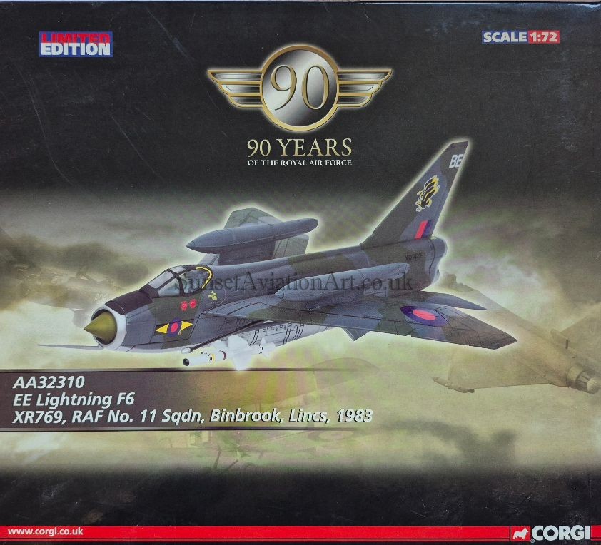 AA32310 Corgi EE Lightning F6 XR769 RAF No. 11 Sqn
