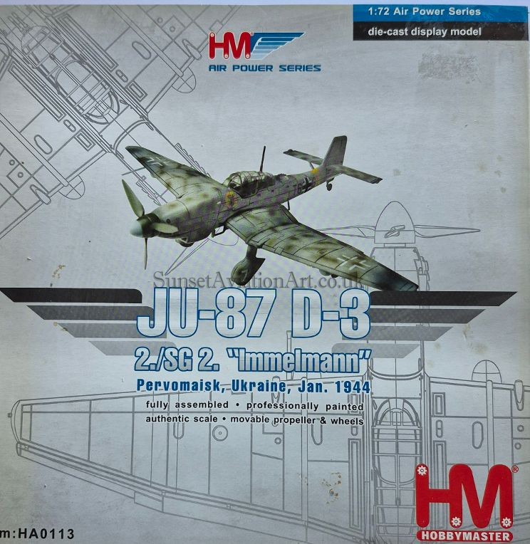 HA0113 Hobby Master JU-87 D-3 2./SG 2. "Immelmann